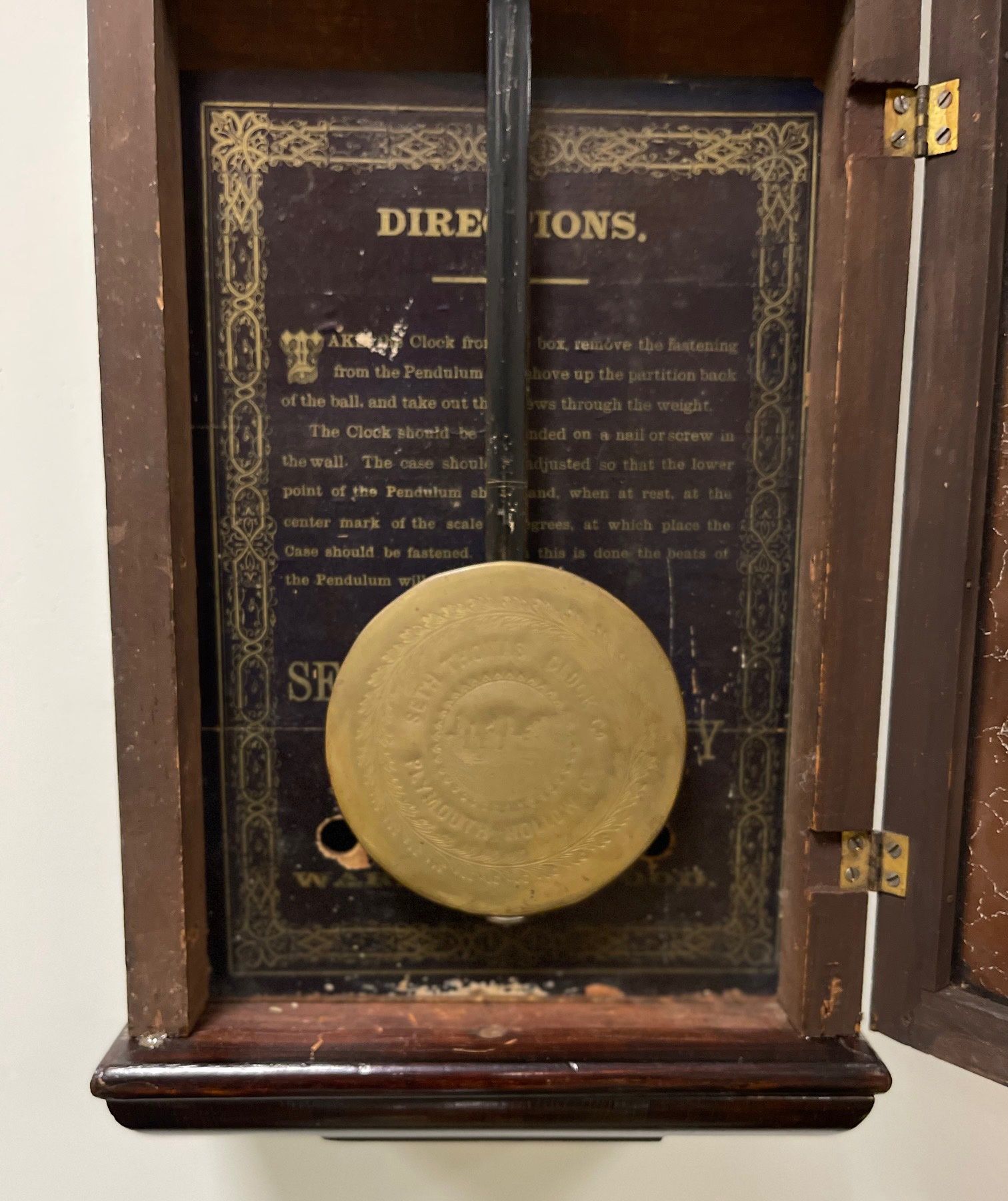 Seth Thomas Regulator No. 1 | Cottone Auctions