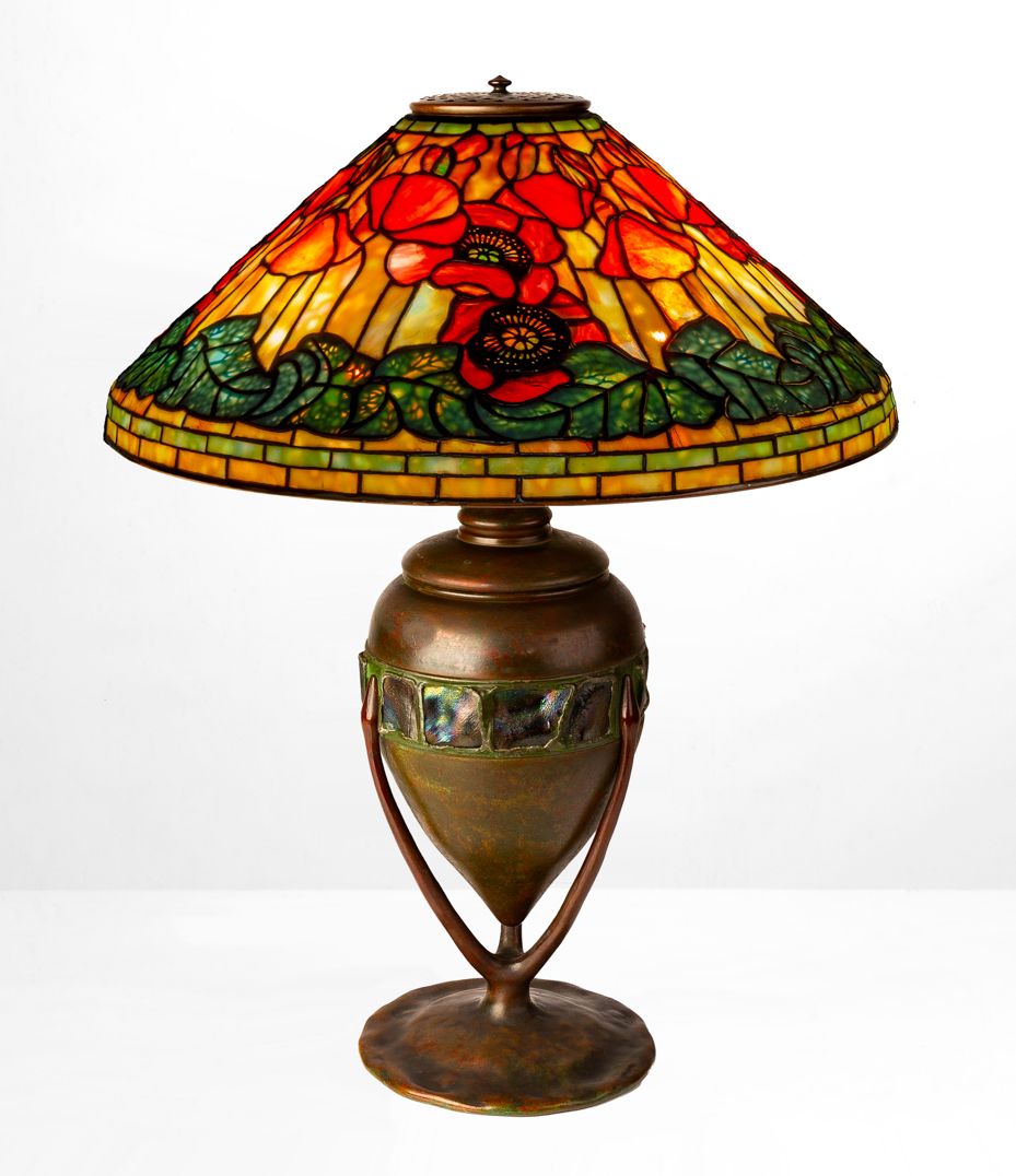 Tiffany Studios "Poppy" Table Lamp | Cottone Auctions