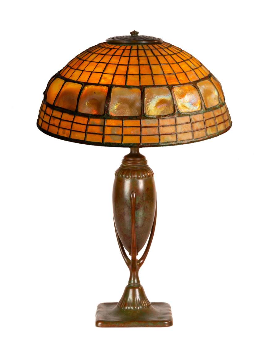 Tiffany Studios "Turtle Back" Table Lamp | Cottone Auctions