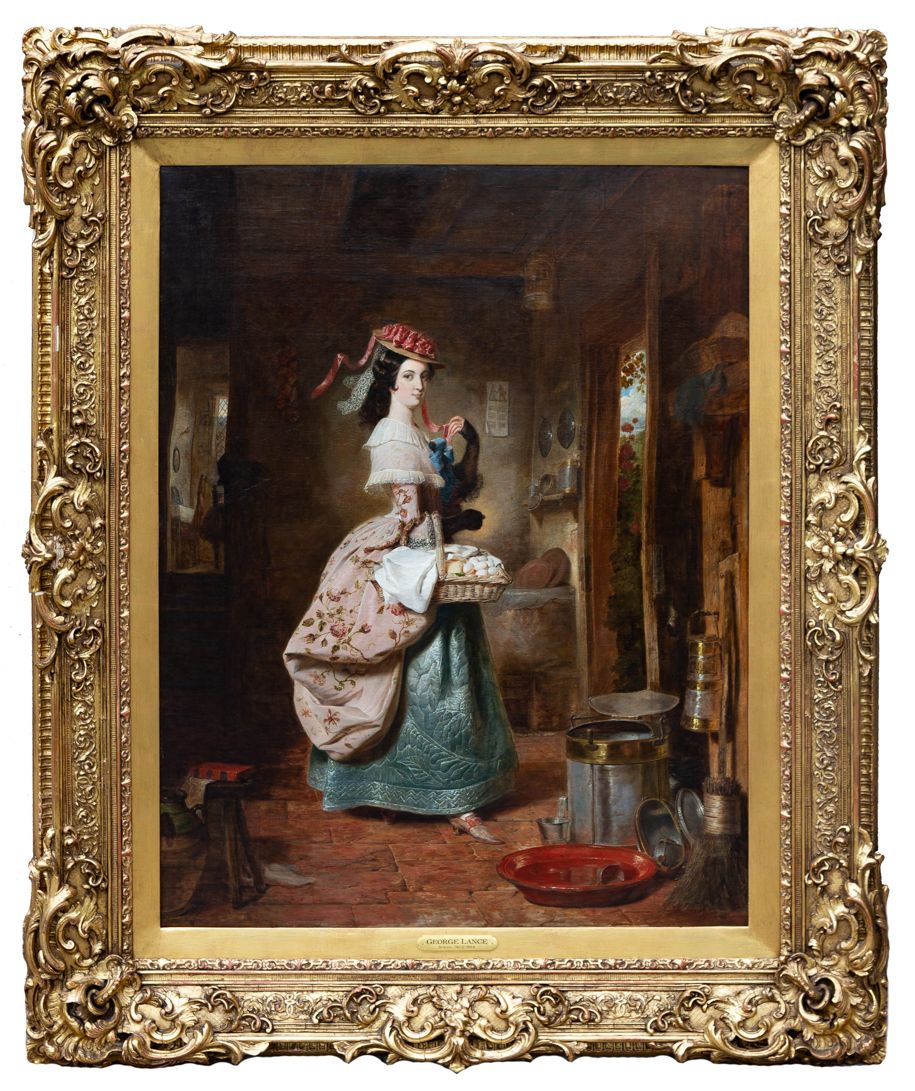 George Lance (British, 1802-1864), "The Village Coquette" | Cottone ...