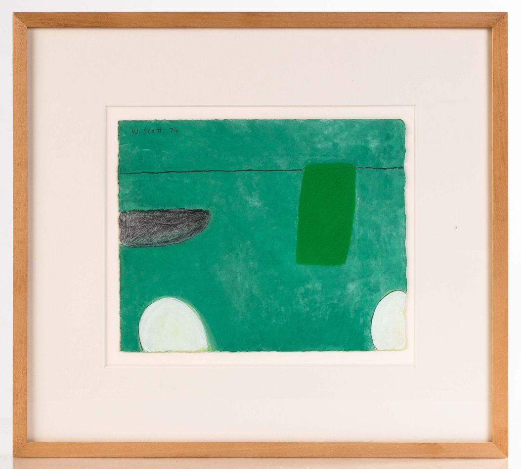 William Scott CBE RA (British, 1913-1989) Still Life Abstraction 1st ...