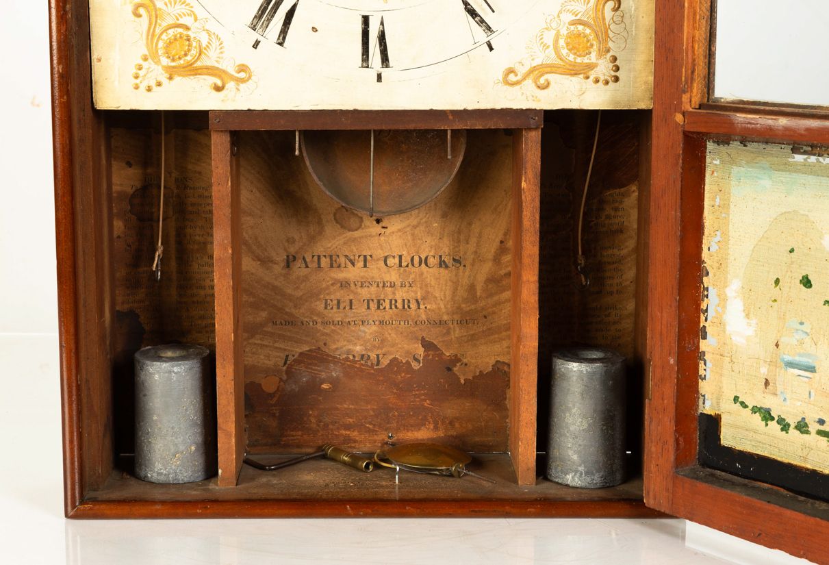 Rare Eli Terry & Sons Box Clock | Cottone Auctions
