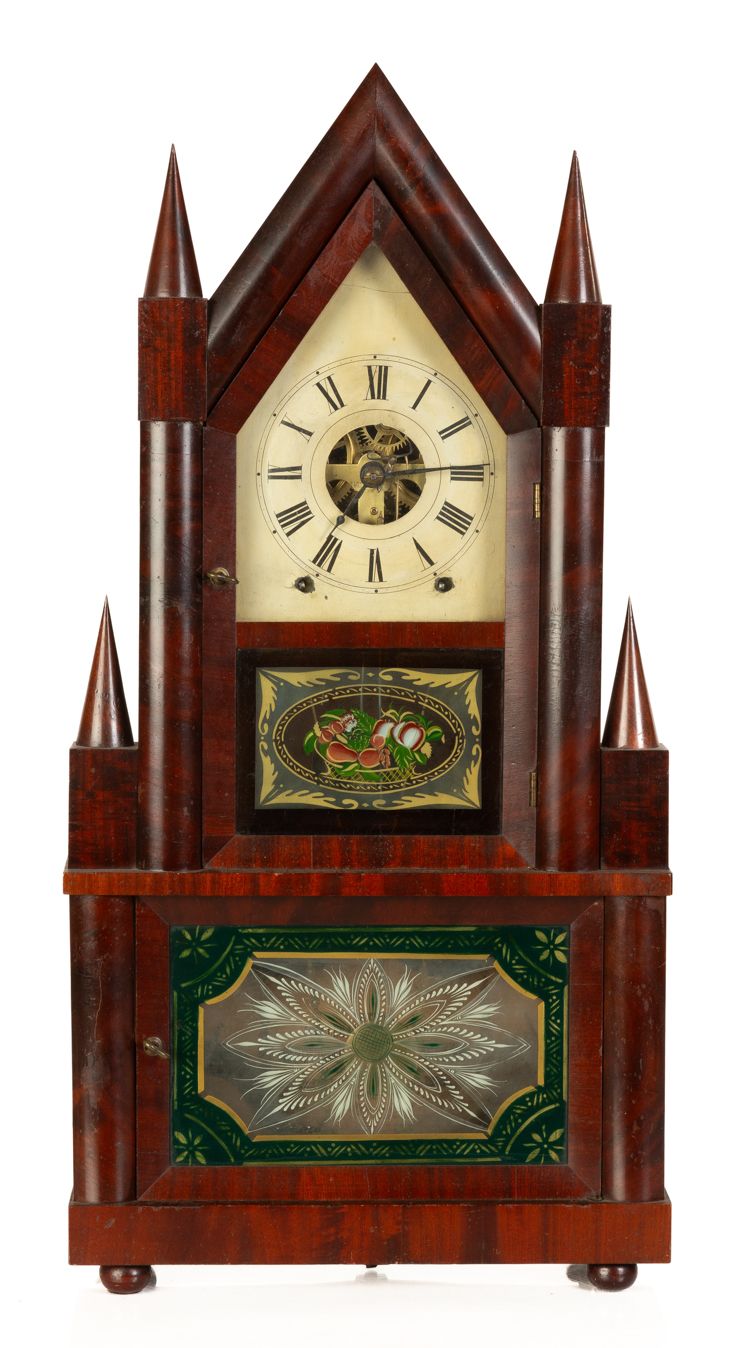 Birge & Fuller Steeple Wagon Spring Clock | Cottone Auctions
