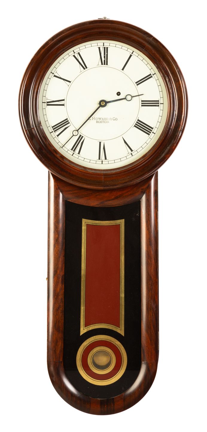 E. Howard #11 Keyhole Wall Regulator Clock | Cottone Auctions