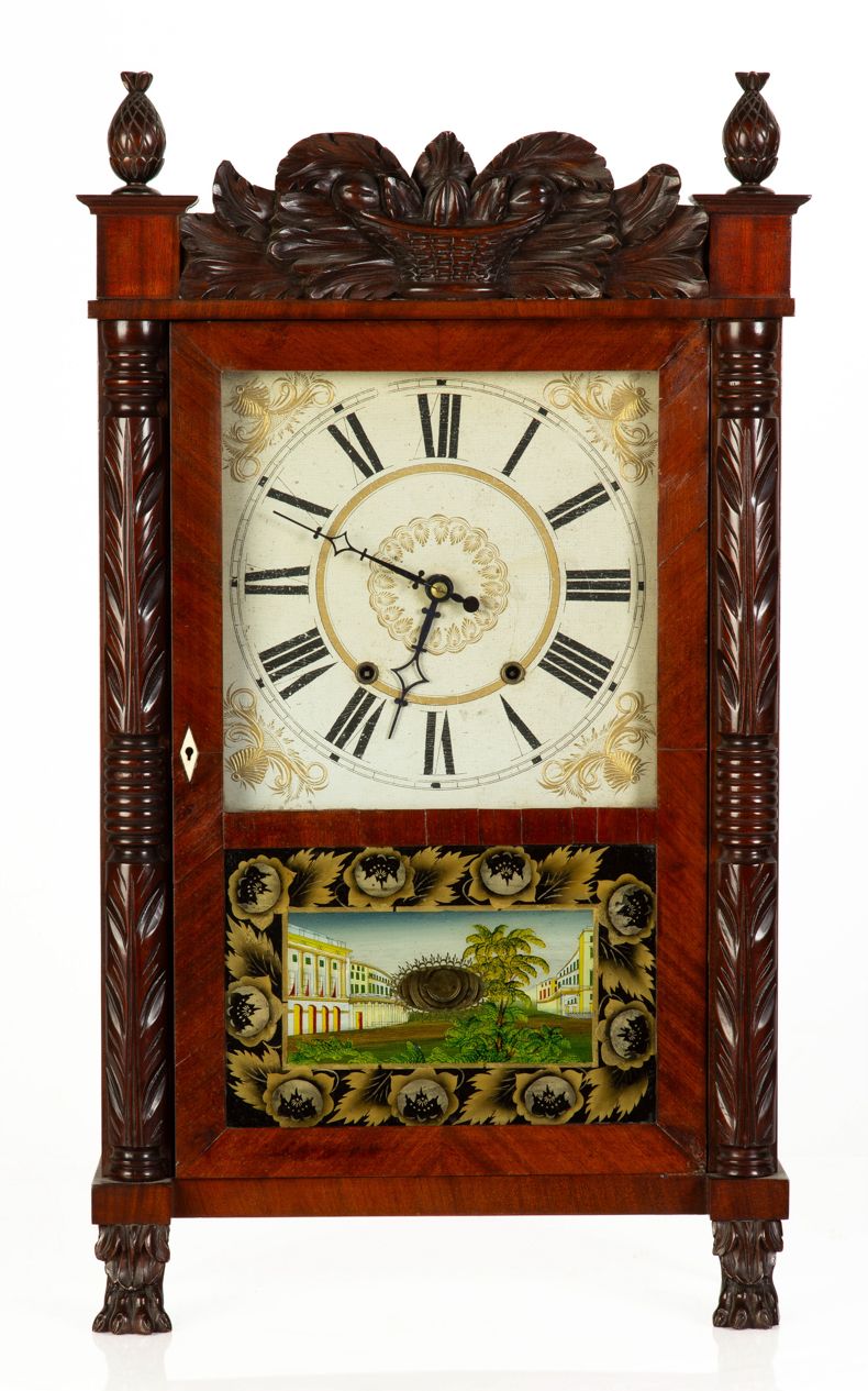 Henry Loomis Transitional Shelf Clock | Cottone Auctions