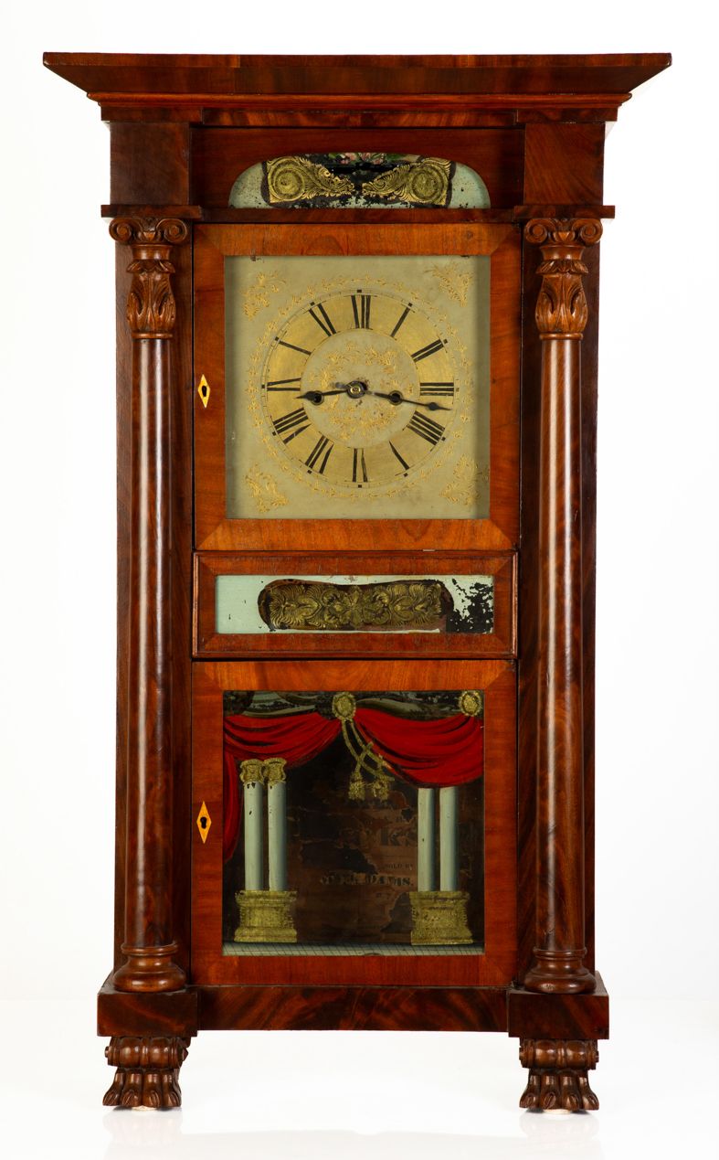 Marshall & Adams, Empire Shelf Clock | Cottone Auctions