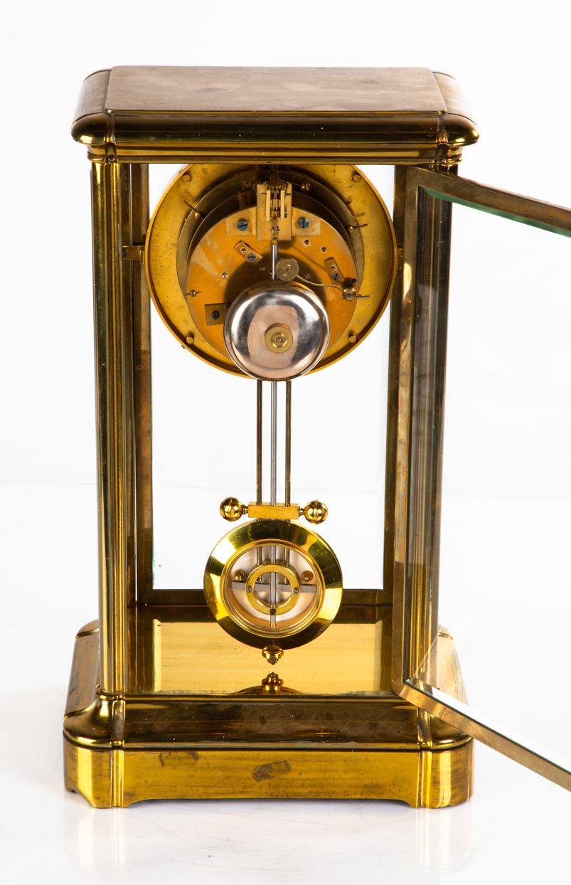 French Four-glass Crystal Regulator | Cottone Auctions