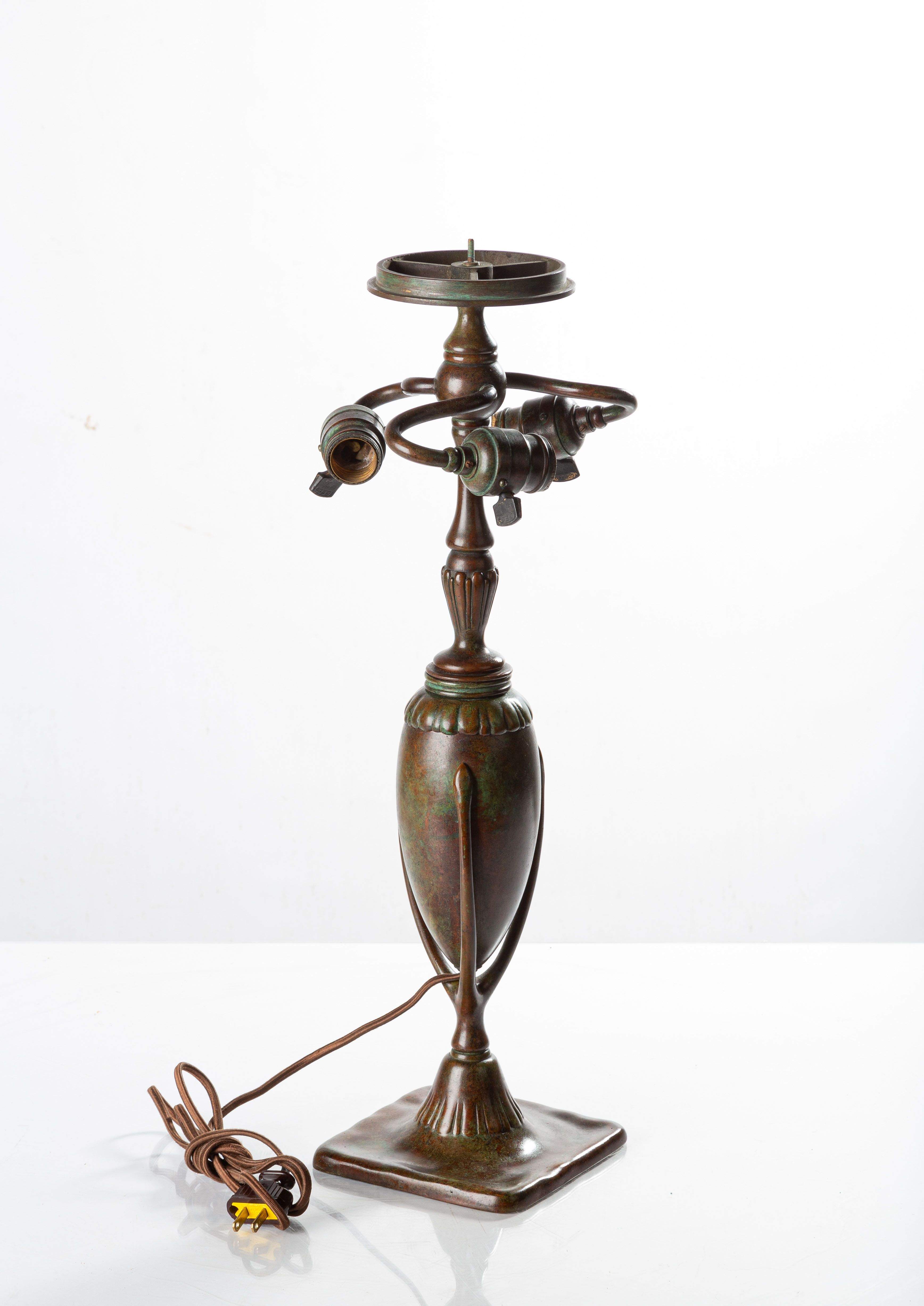 Tiffany Studios "Torpedo" Bronze Lamp Base | Cottone Auctions