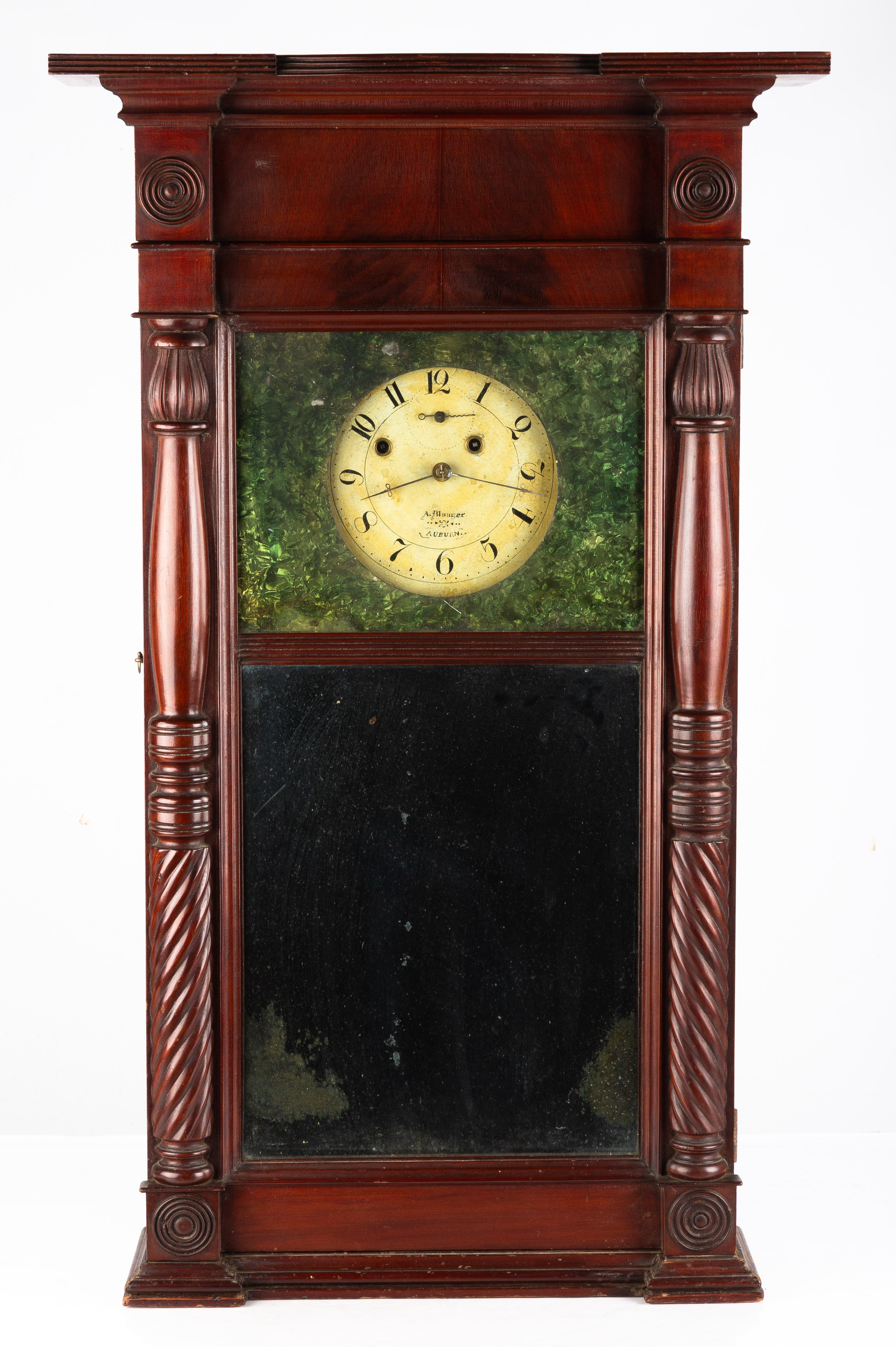 Asa Munger "Ironing Board" Shelf Clock | Cottone Auctions