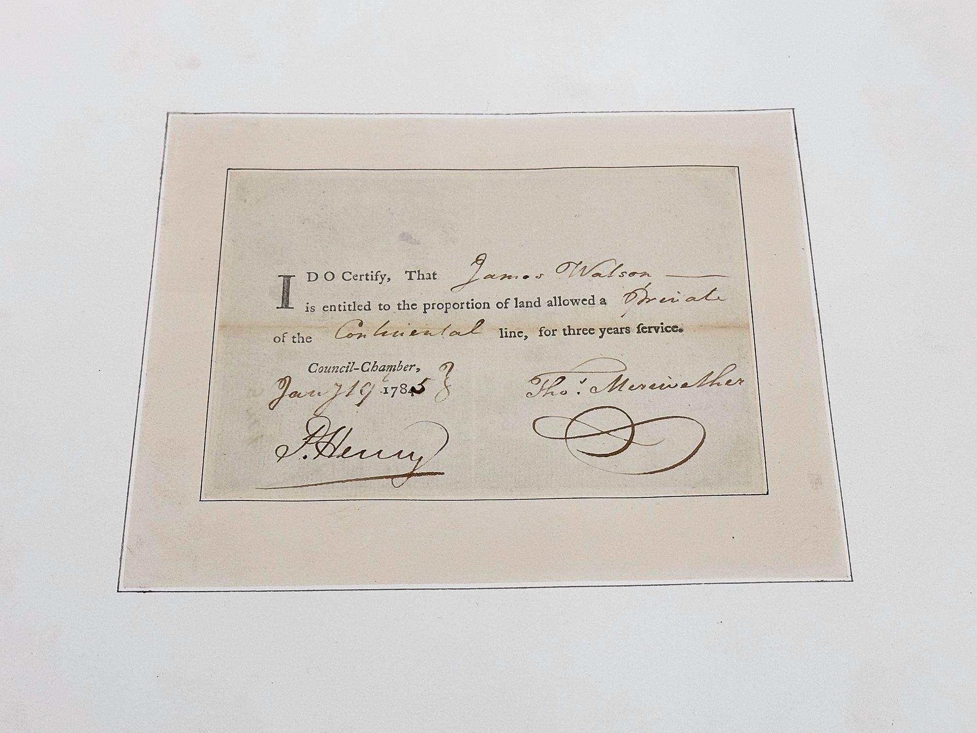 Patrick Henry (1736-1799) and Tobias Lear (1762-1816) Autographs ...