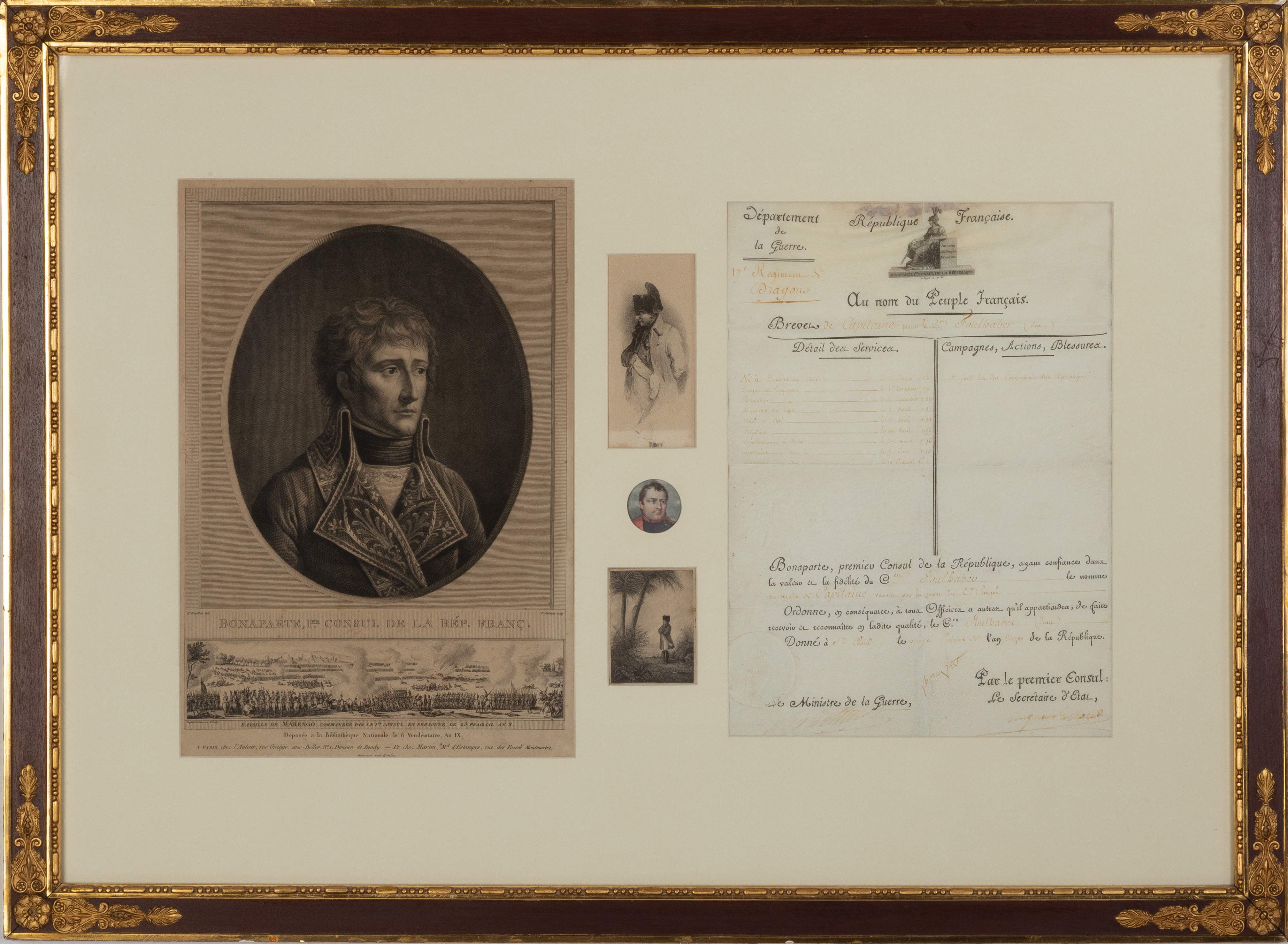 Napoleon Bonaparte Documents & Engraving | Cottone Auctions