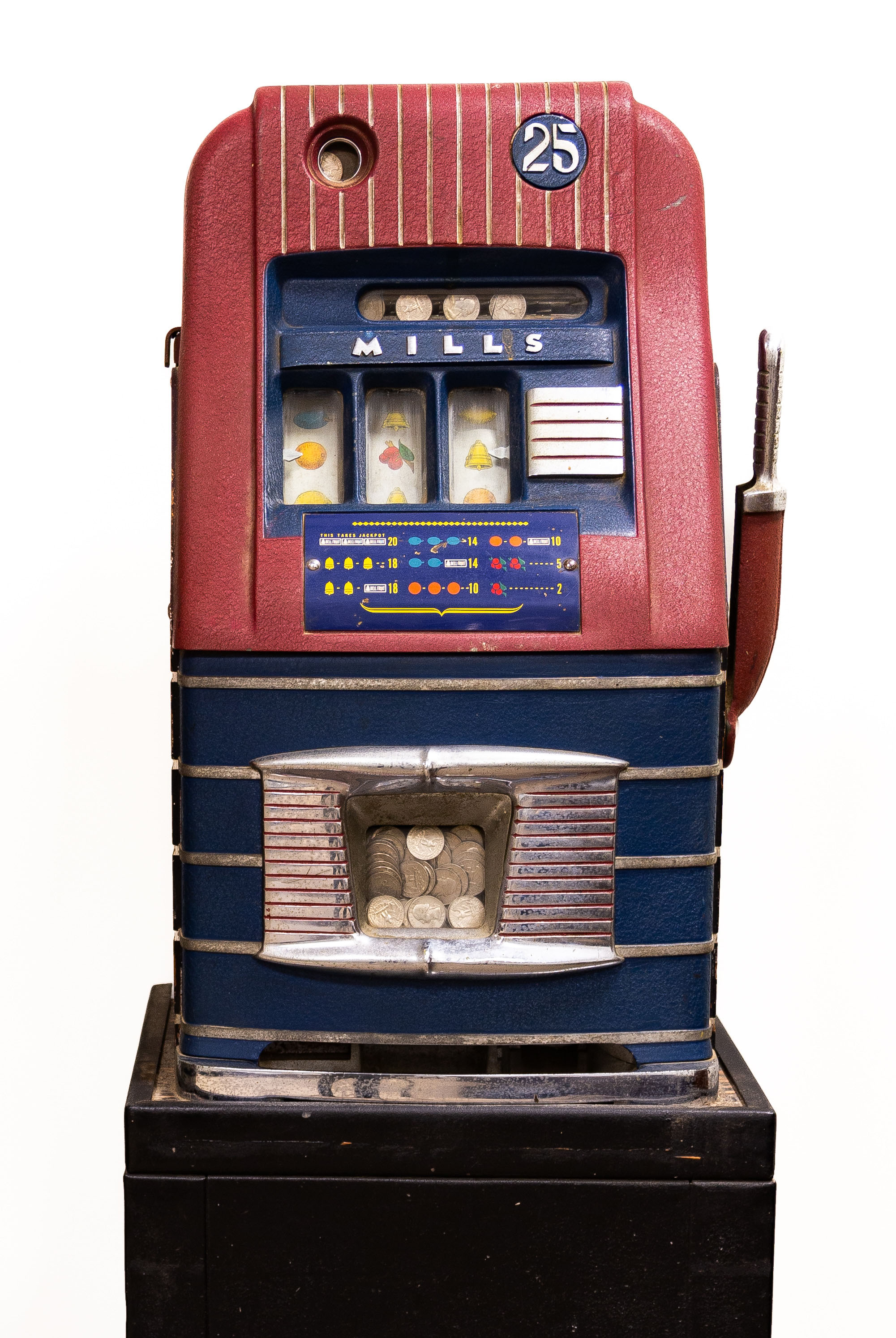 Coin Op Mills 25 Cent High Top Slot Machine | Cottone Auctions