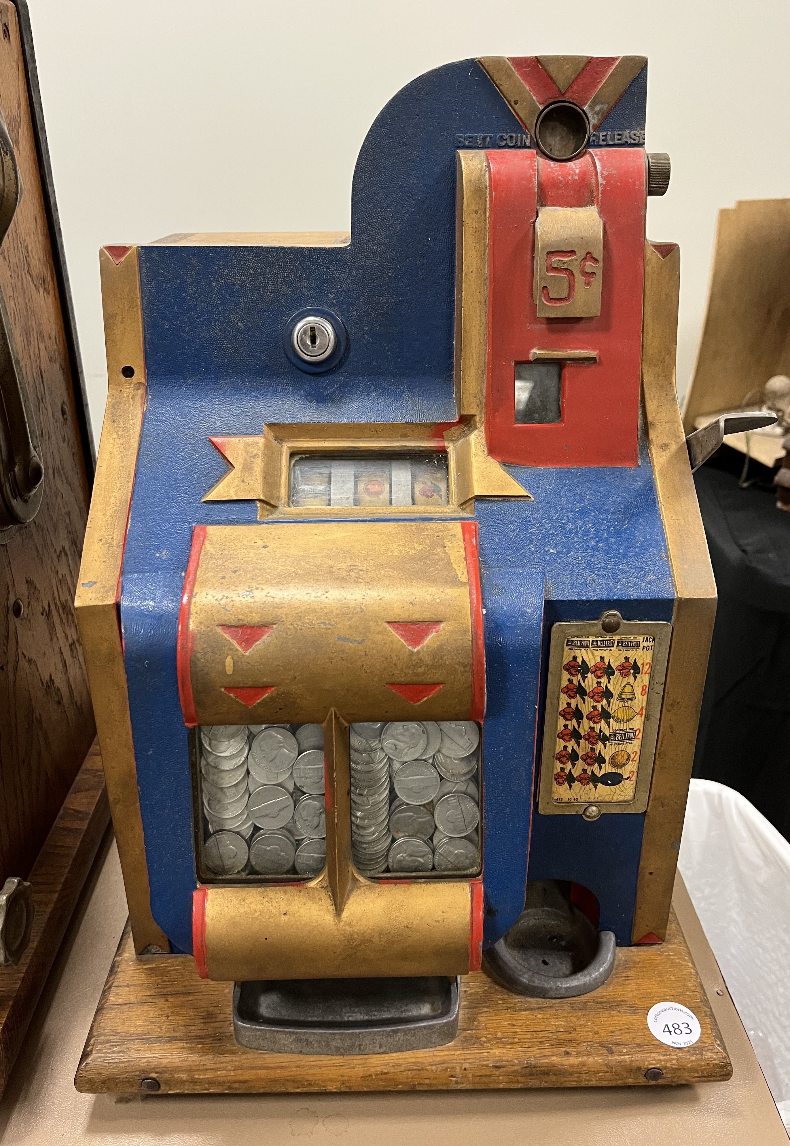 Mills Bell Fruit Slot Machine | Cottone Auctions