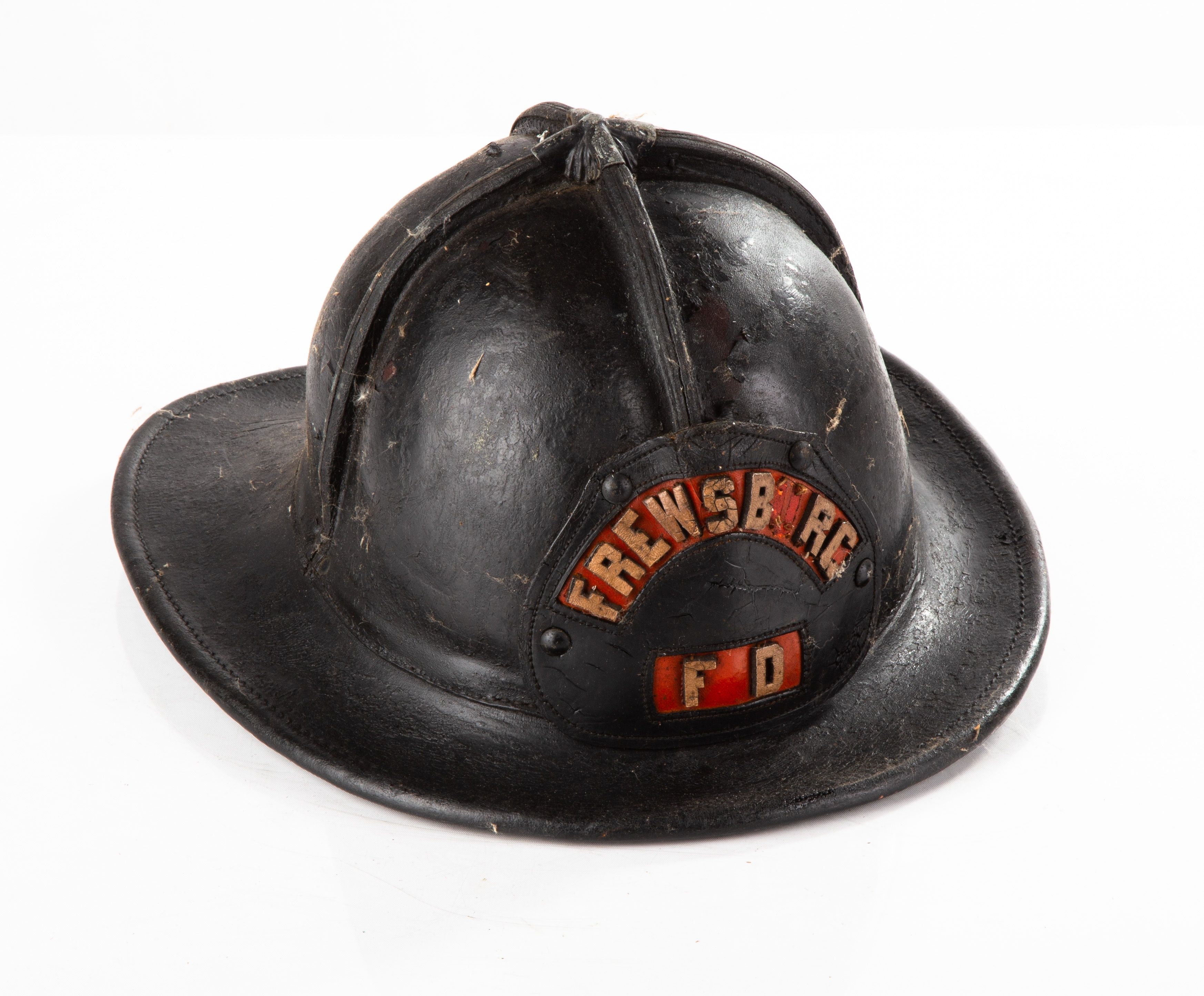 Frewsburg Fire Department Leather Helmet | Cottone Auctions