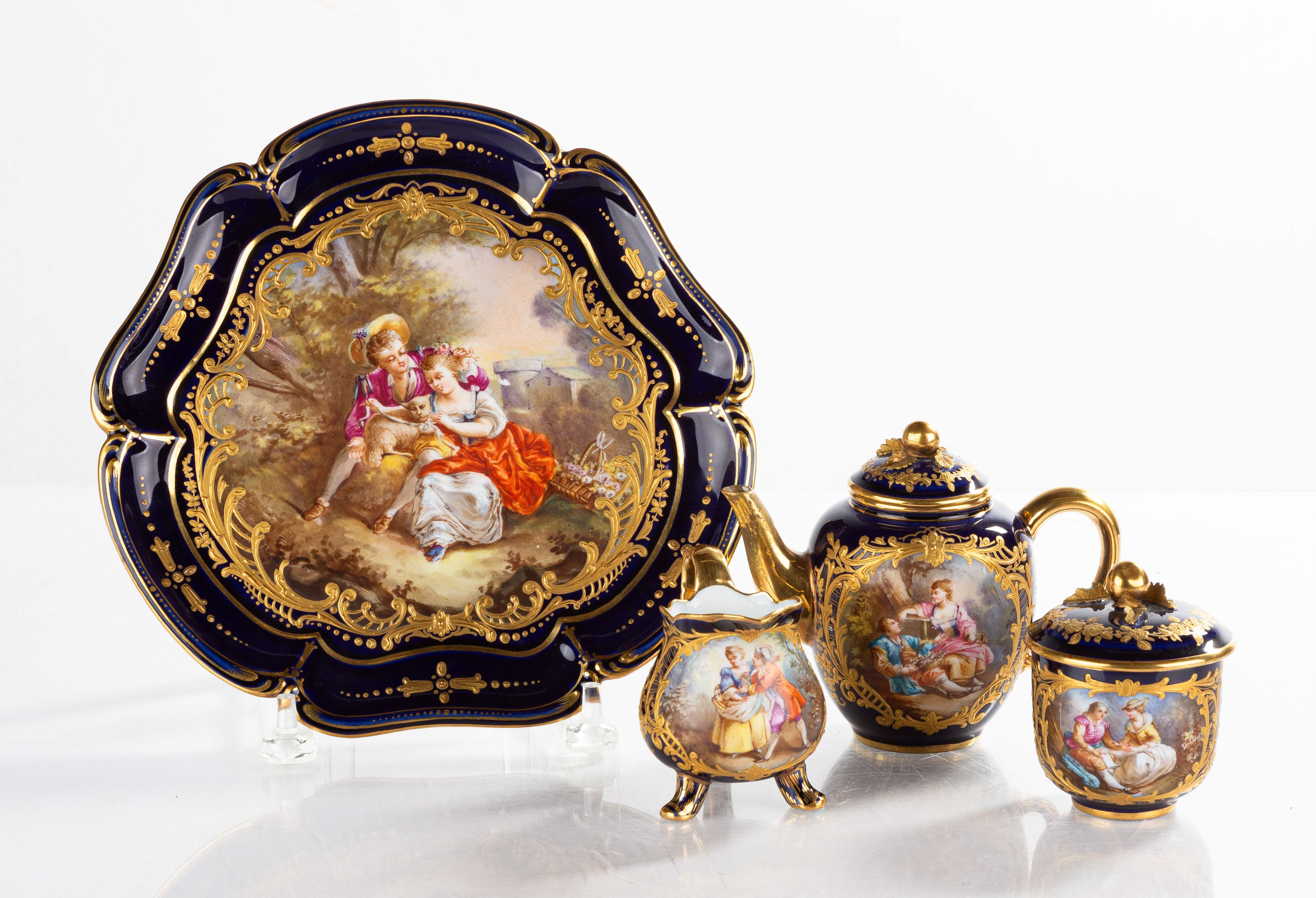 Sevres Demitasse Tea Set | Cottone Auctions