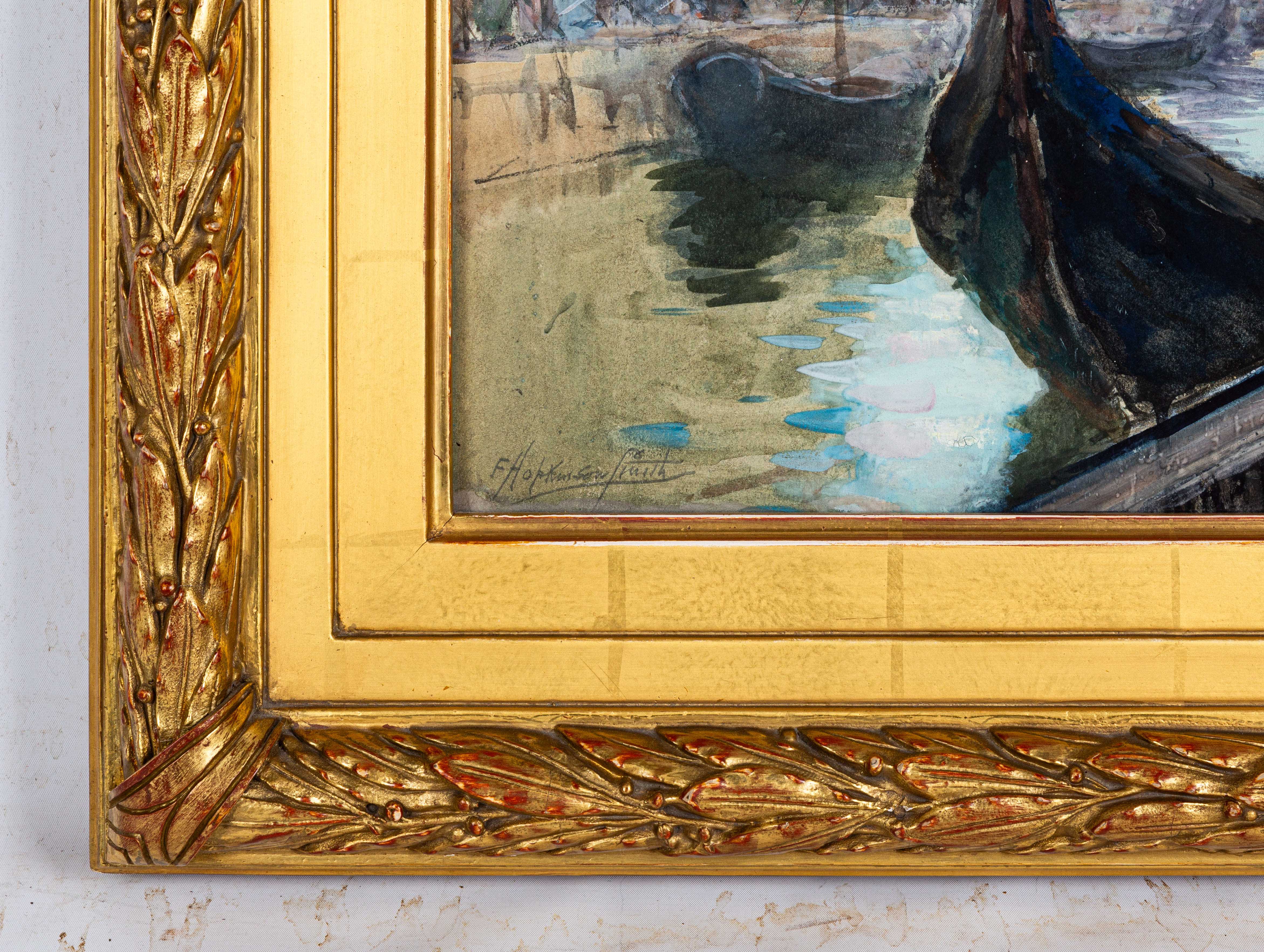 Francis Hopkinson Smith (American, 1854-1915) "View From My Gondola ...