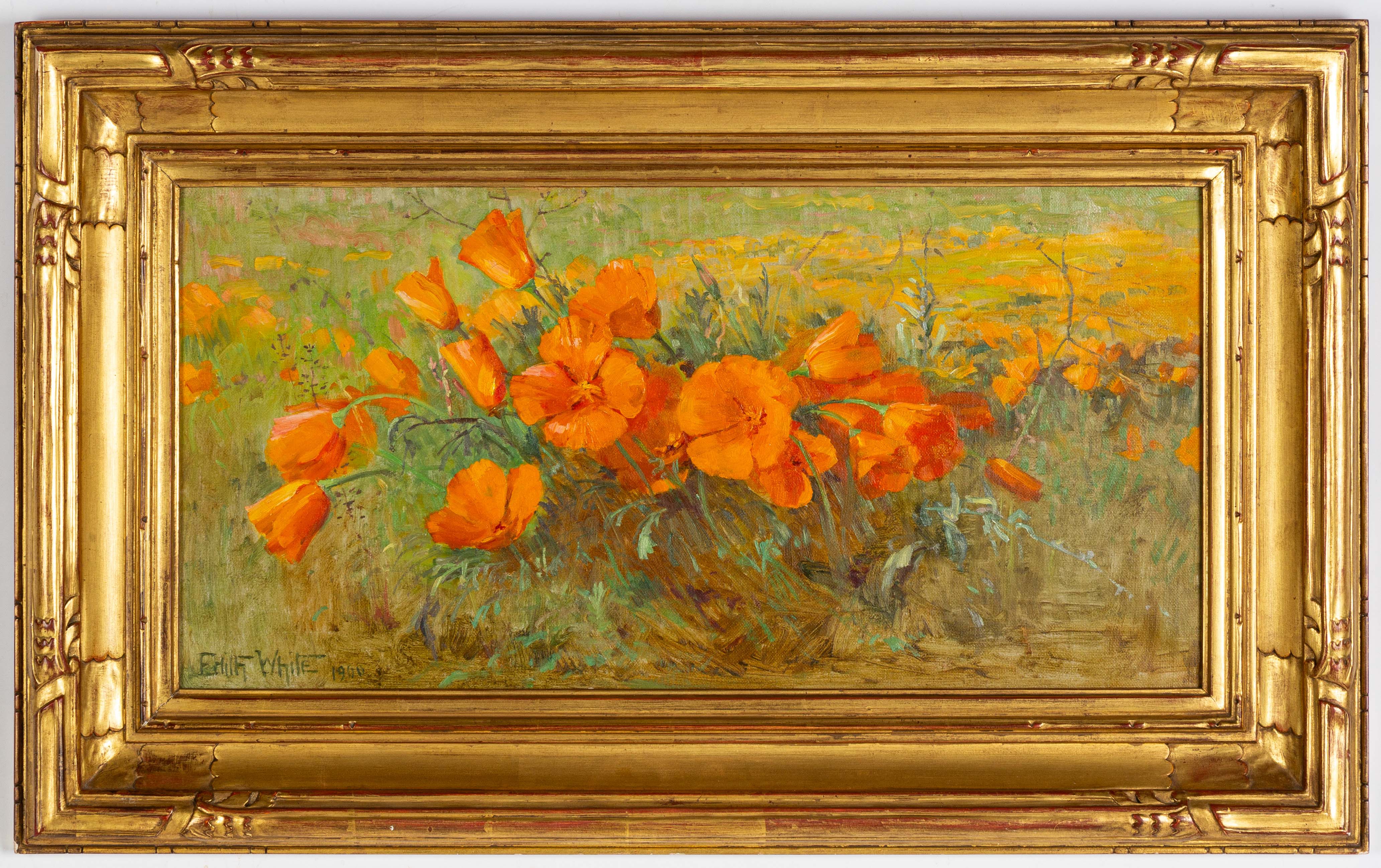 Edith White (American, 1855-1946) "California Poppies" | Cottone Auctions