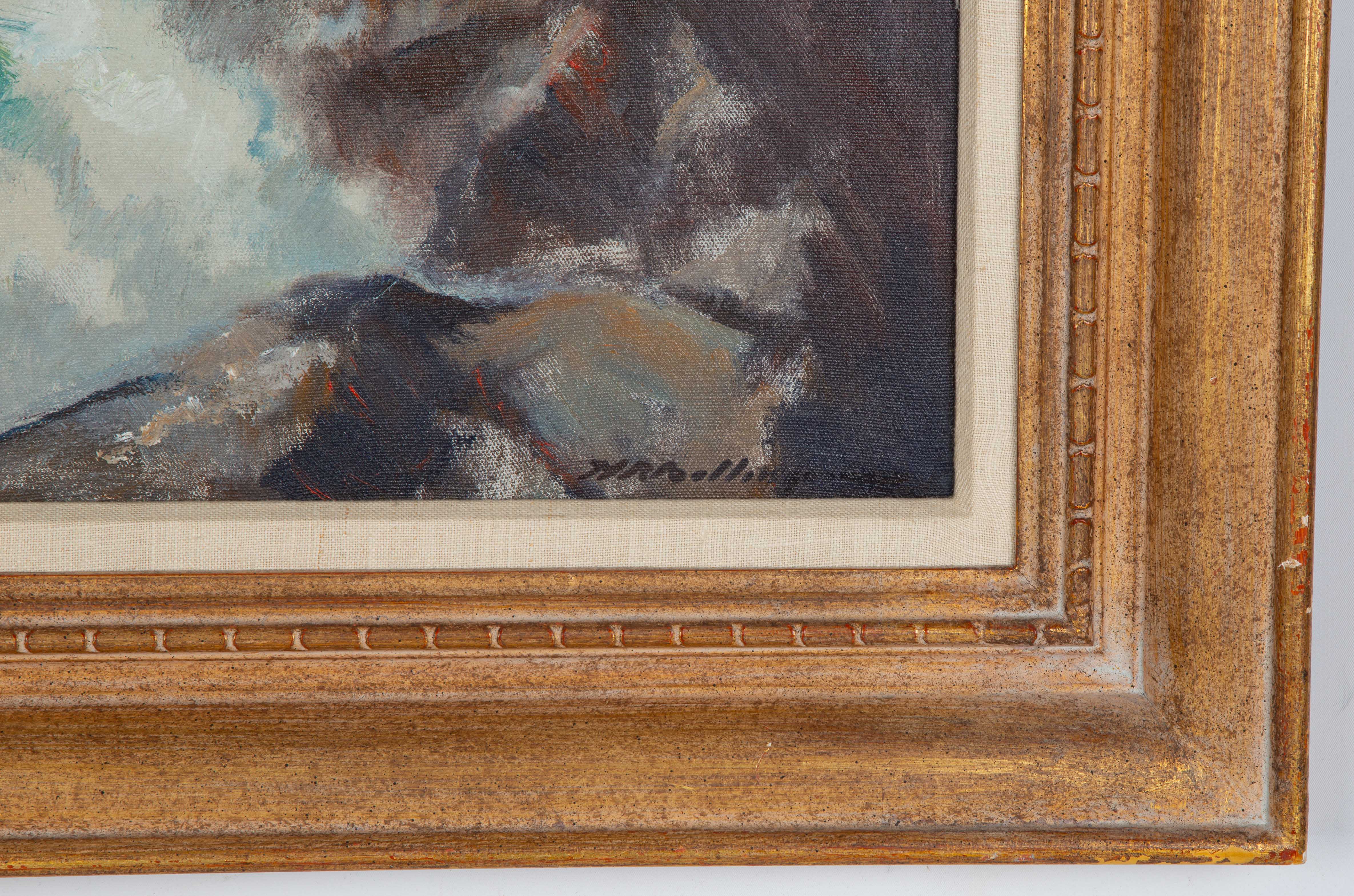 Harry Russell Ballinger (American, 1892-1993) "Surf at Andrew's Point ...