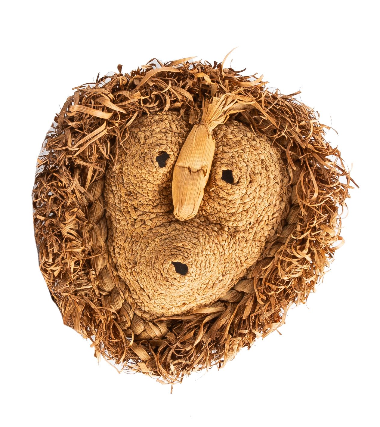 Native American Iroquis Corn Husk Mask | Cottone Auctions