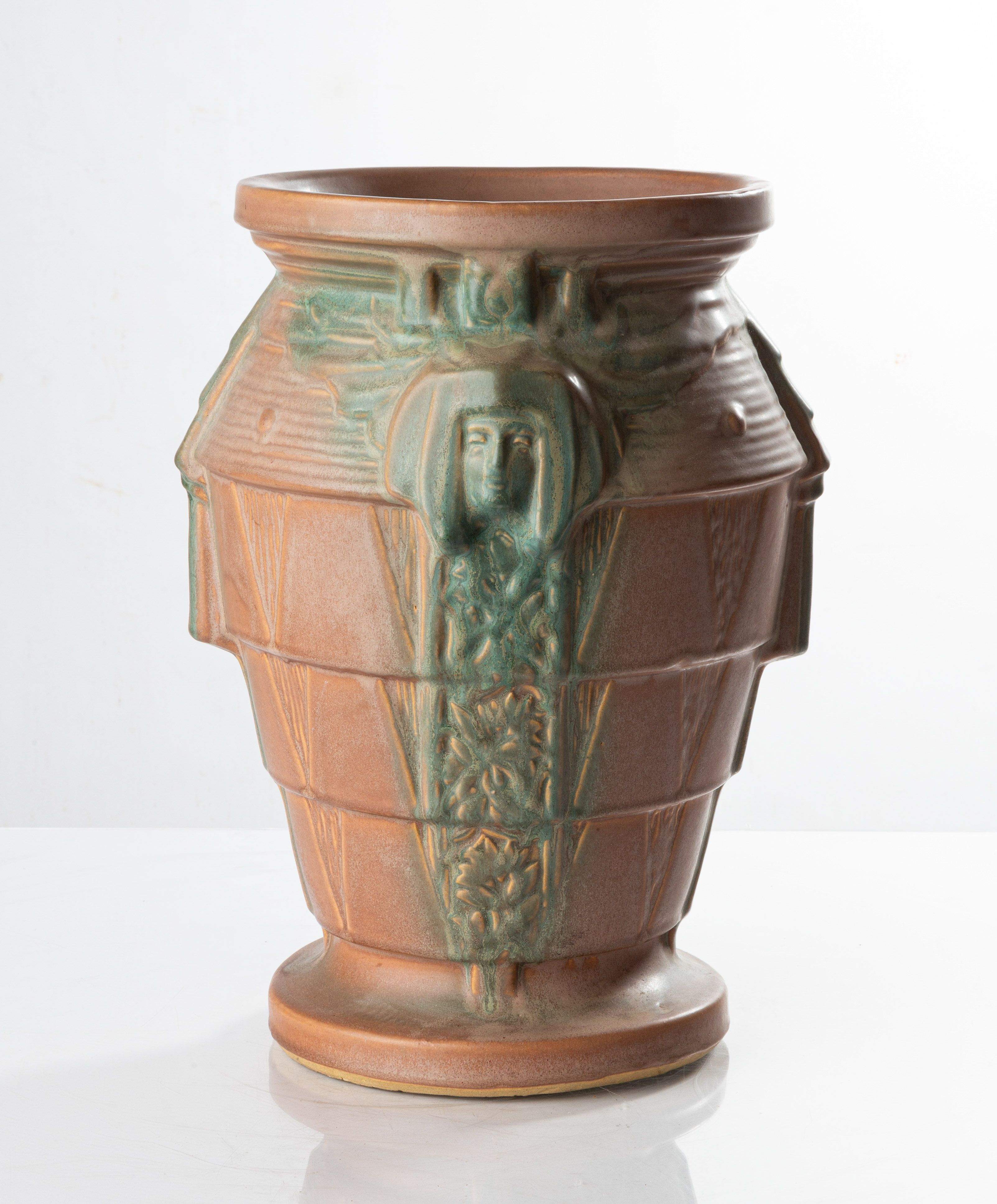 McCoy Sphinx Egyptian Sand Jar | Cottone Auctions