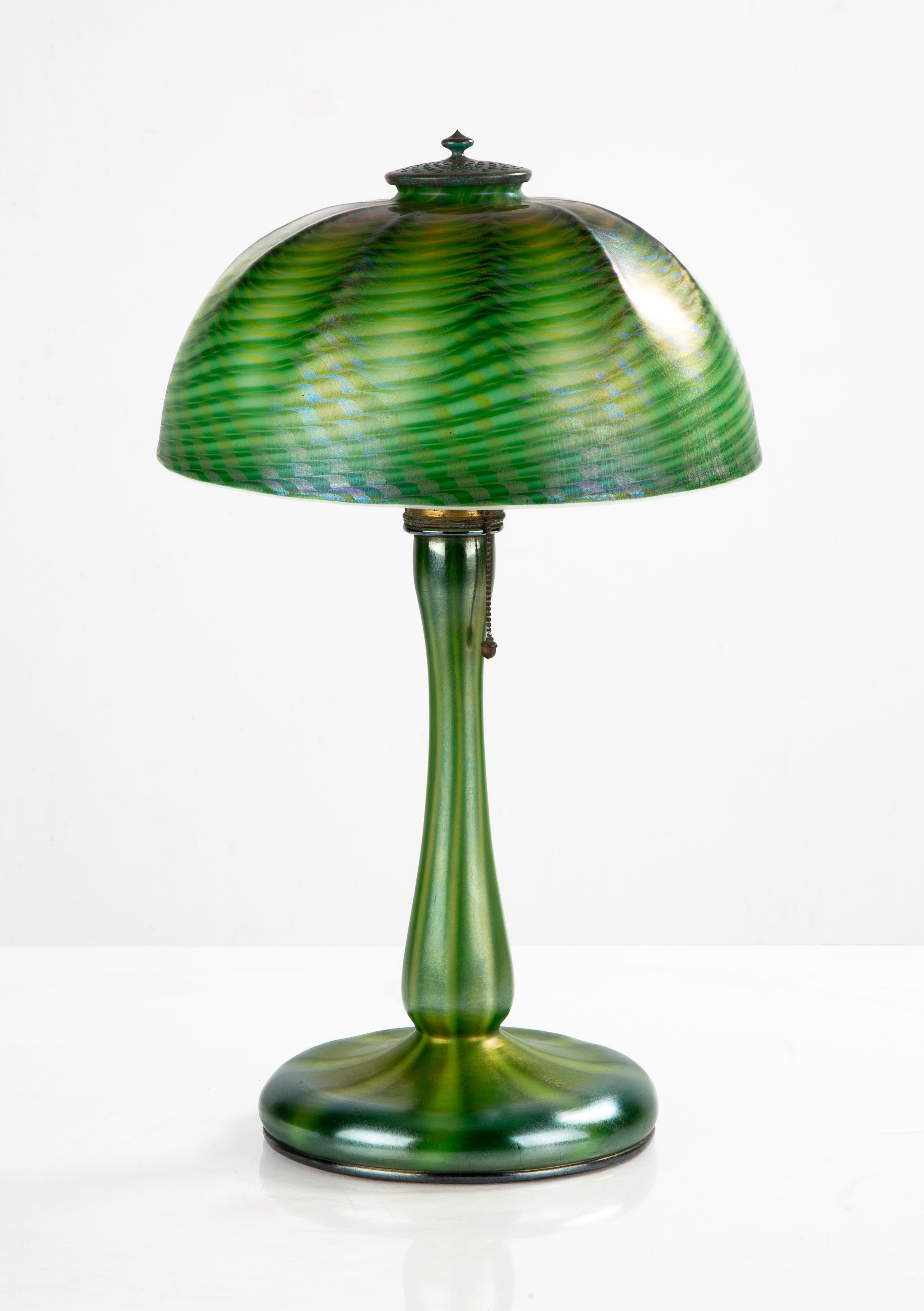 Tiffany Studios Damascene Lamp | Cottone Auctions