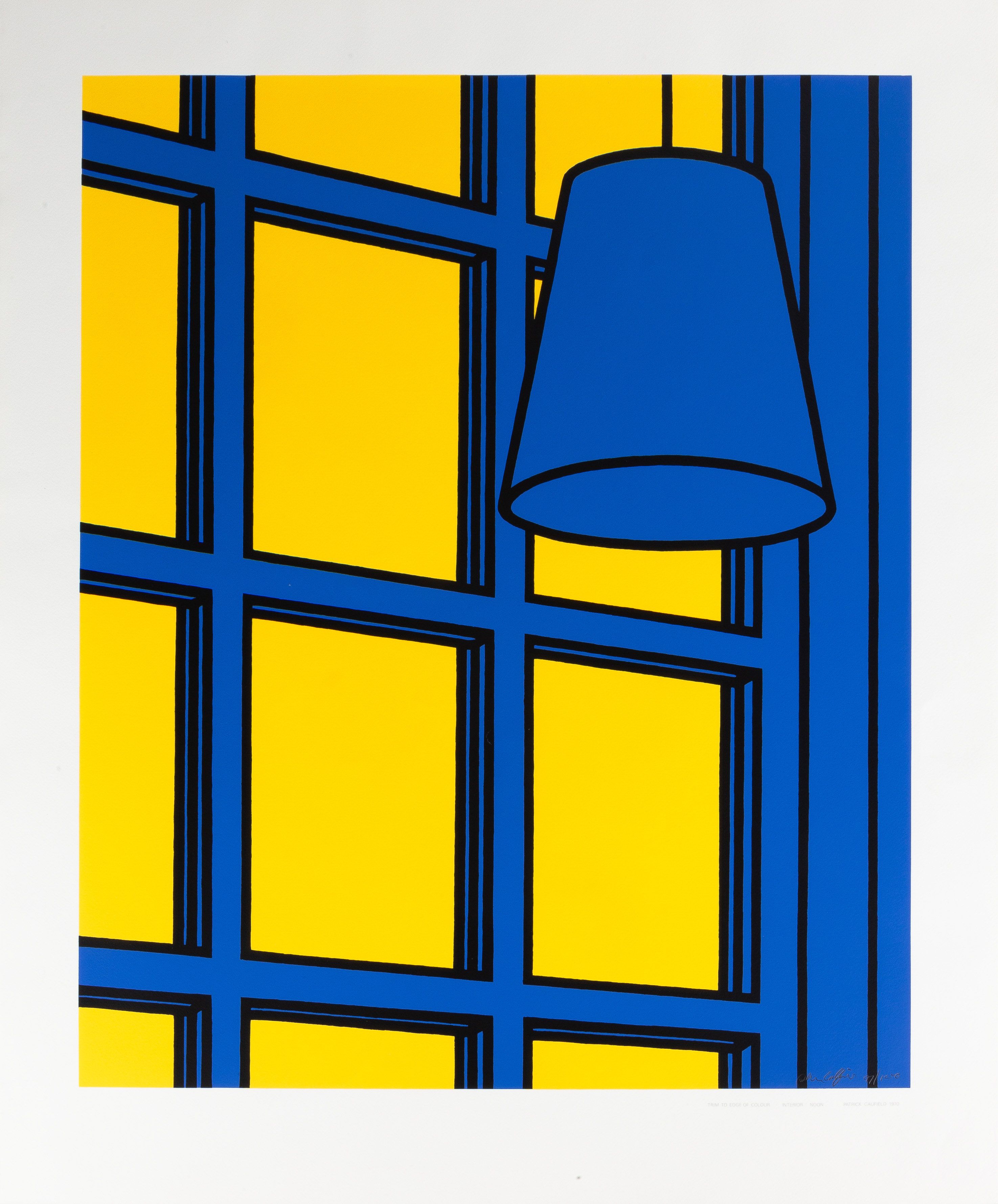 Patrick Caulfield (British, 1936-2005) "Interior Noon" | Cottone Auctions