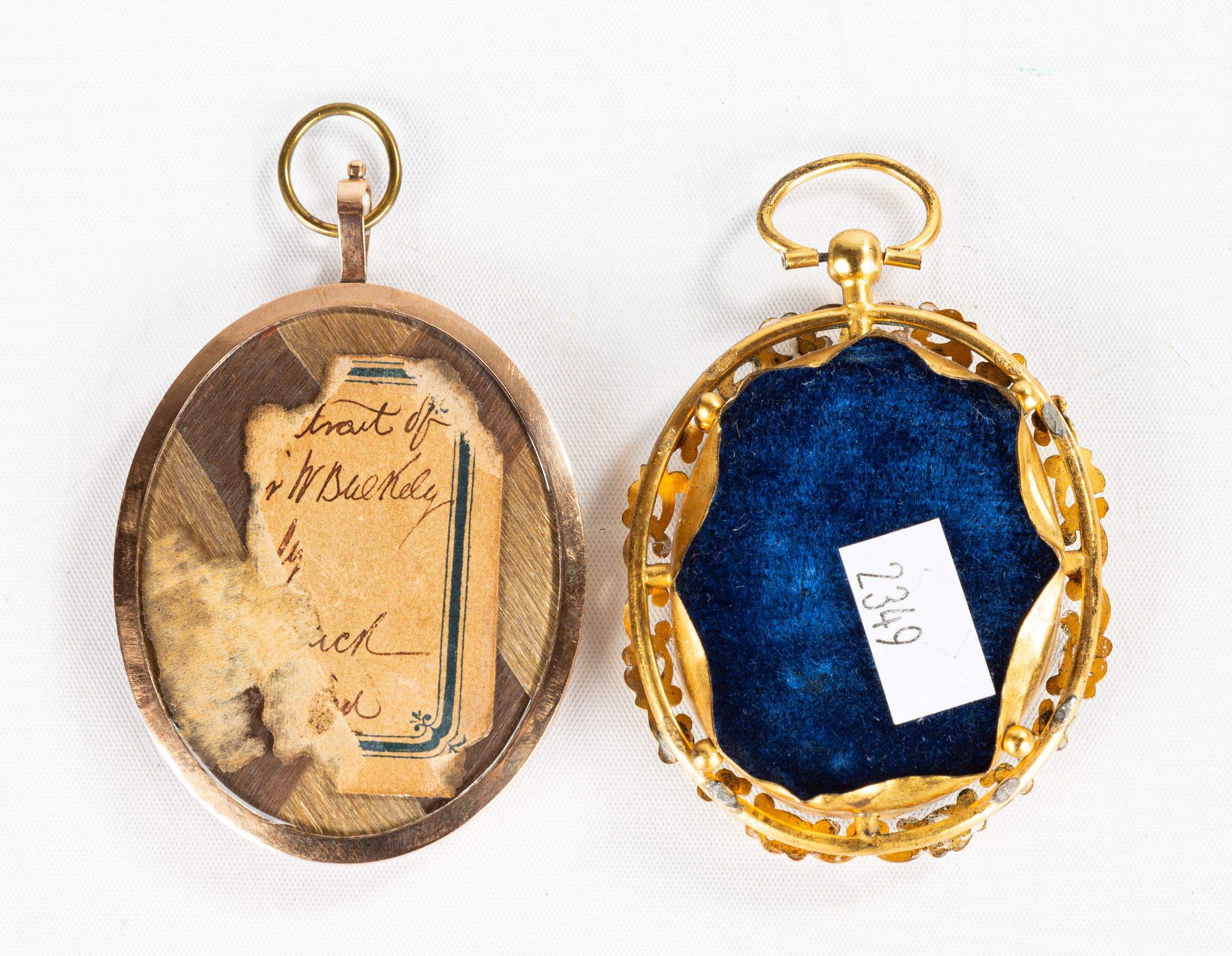 Two Military Portrait Miniatures | Cottone Auctions