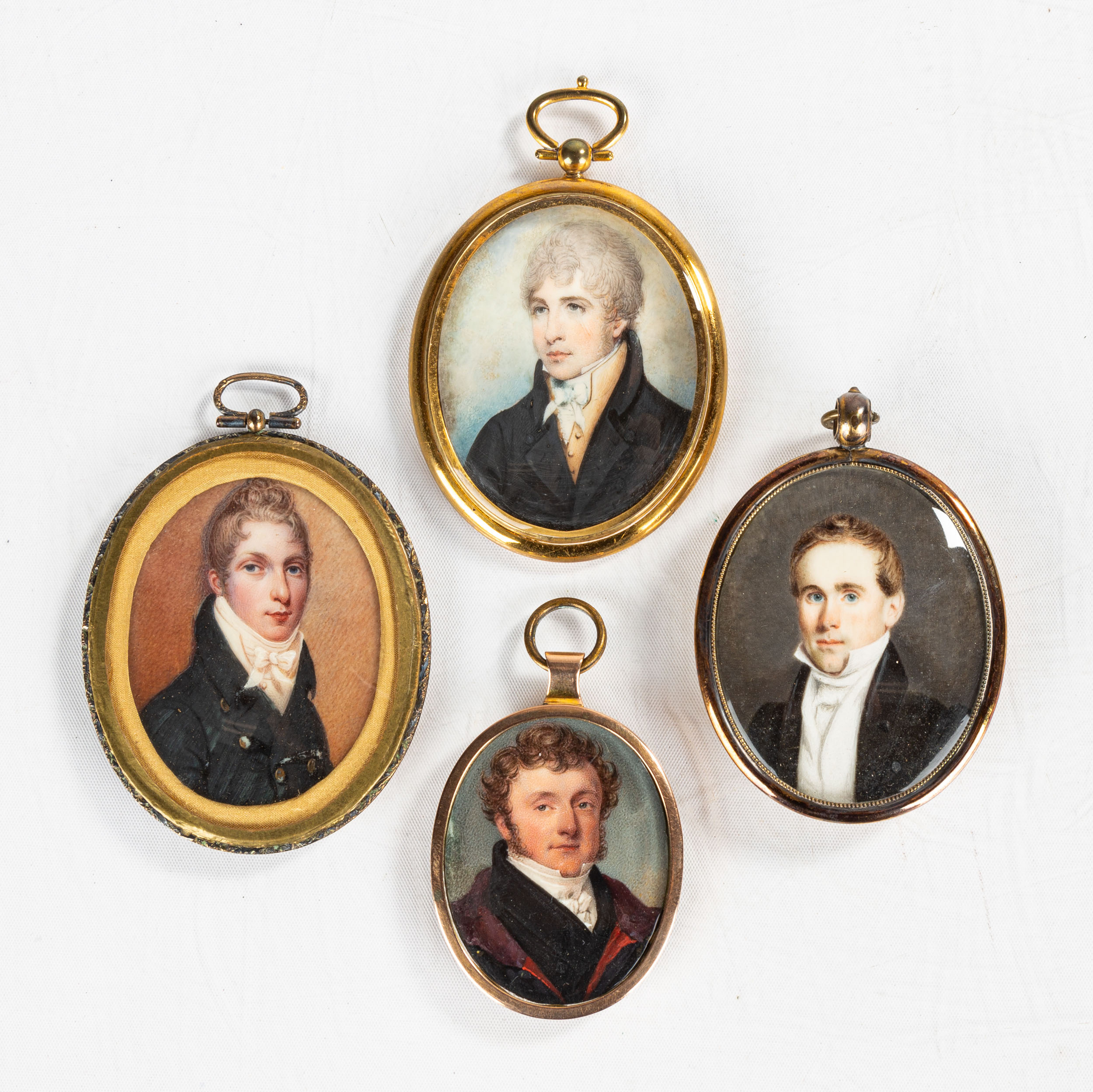 Four Portrait Miniatures | Cottone Auctions