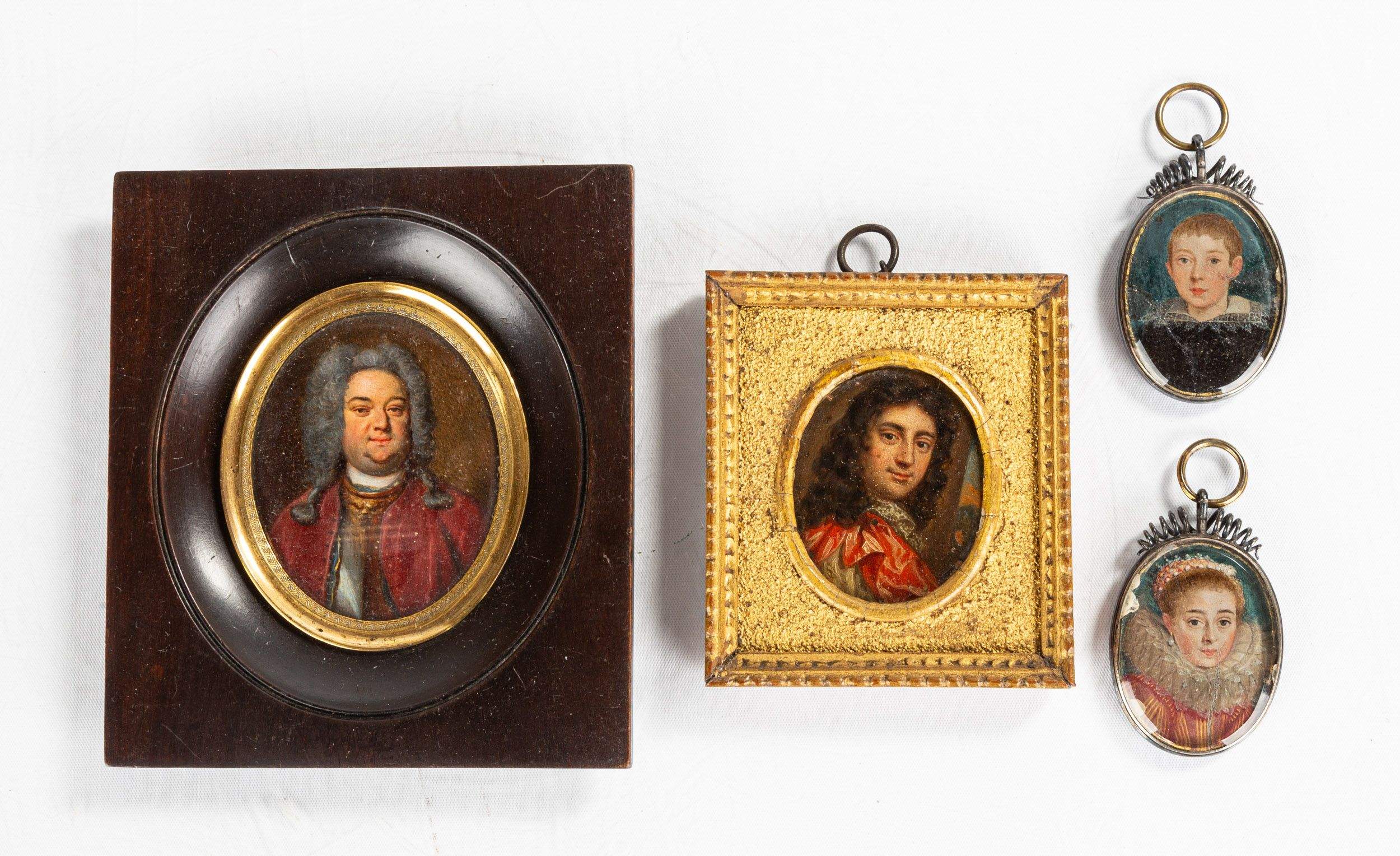Four Portrait Miniatures | Cottone Auctions