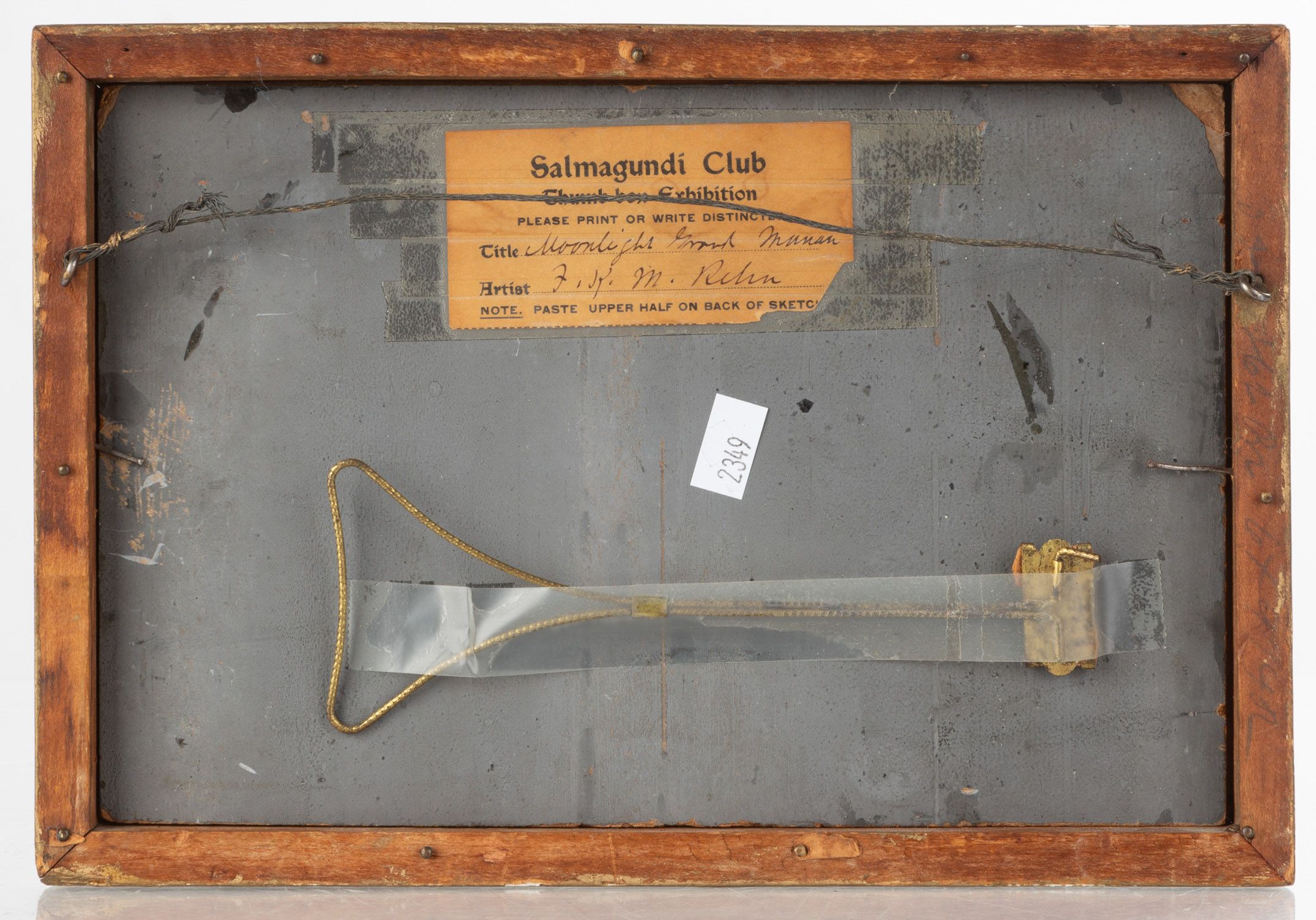 Frank Knox Morton Rehn (American, 1848-1914) "Moonlight Grand Munan ...