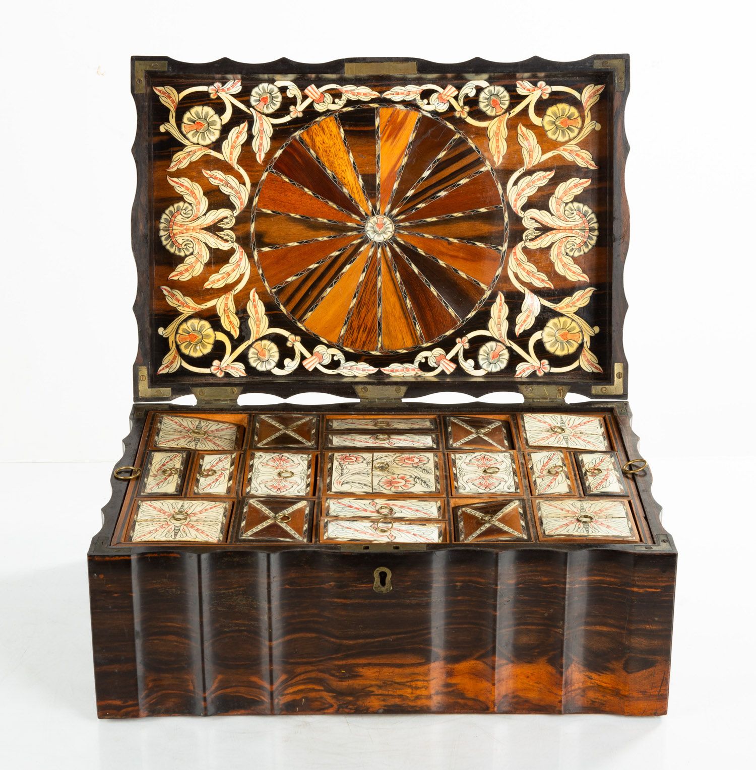 19th Century Anglo-Indian Calamander Novelty Box | Cottone Auctions