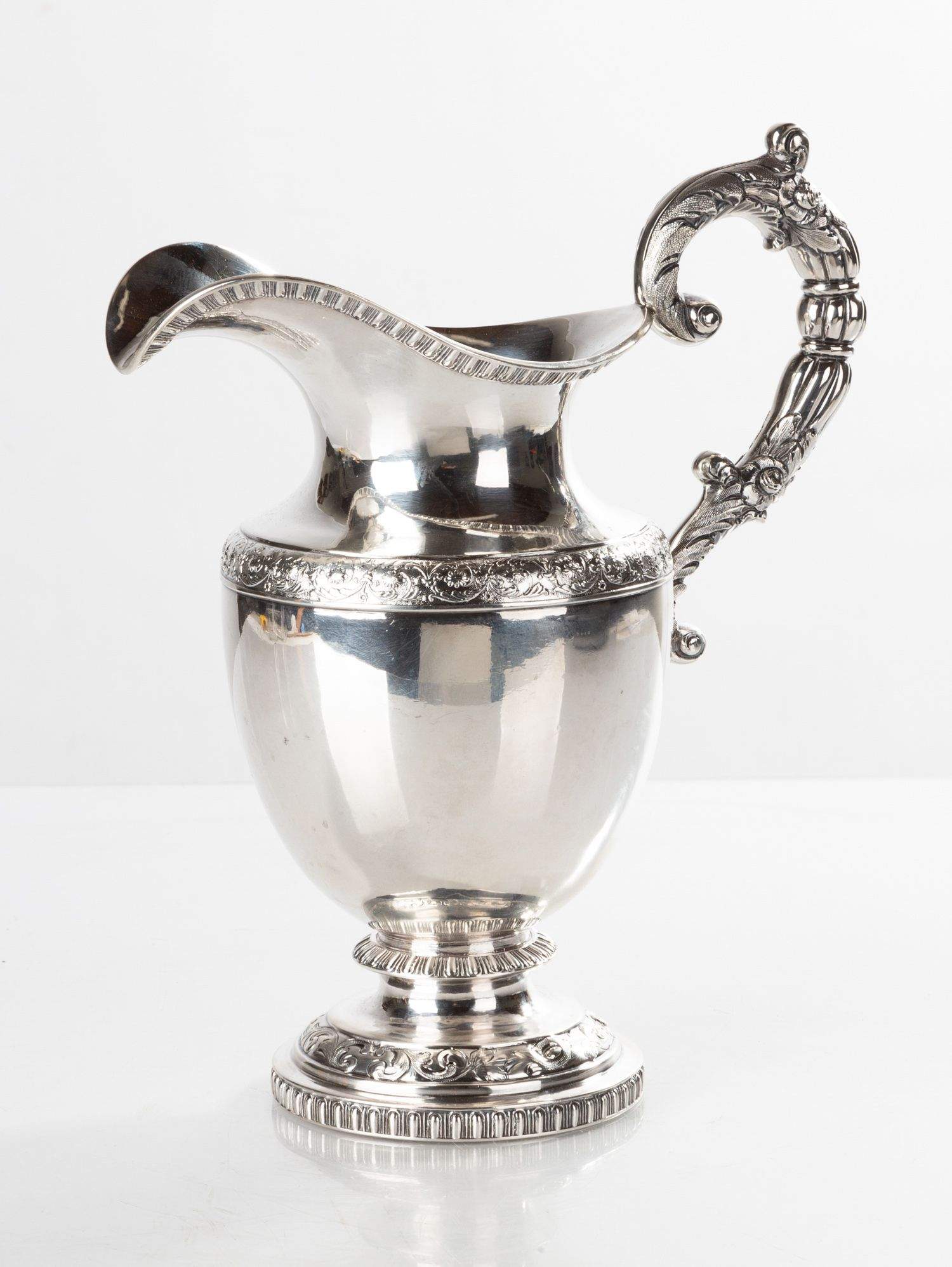 19th Century American Silver Water Pitcher by G. Macpherson | Cottone ...