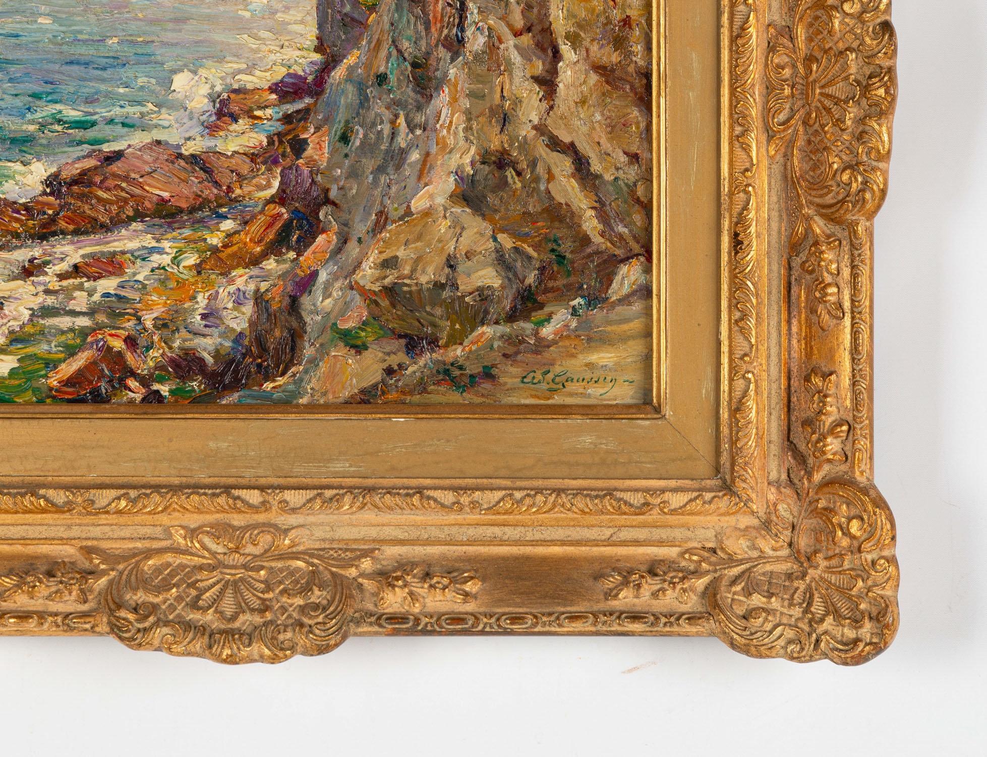 Adolphe-Louis Gaussen (French, 1871-1954) Coastal Scene | Cottone Auctions