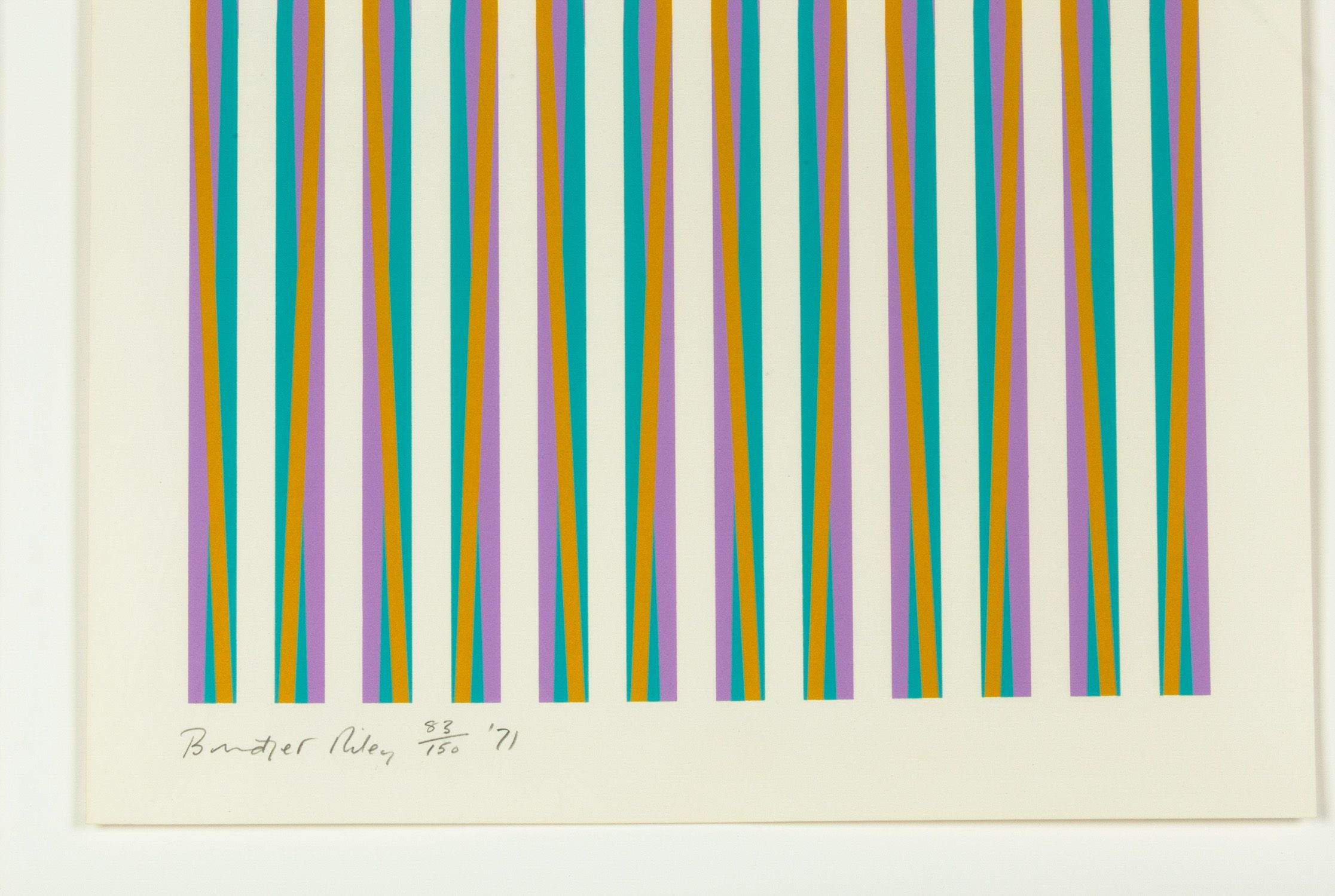 Bridget Riley (British, b. 1931) Print for Chicago 8 (from the ...