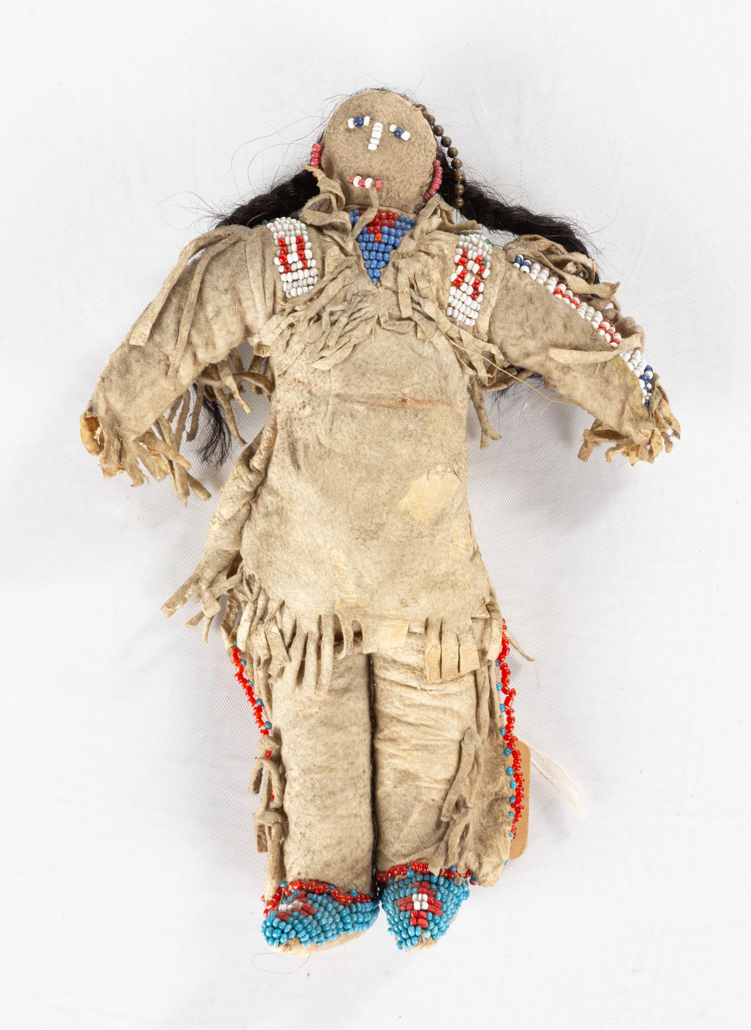 Cheyenne Doll with Hair Drops and Scalplock | Cottone Auctions