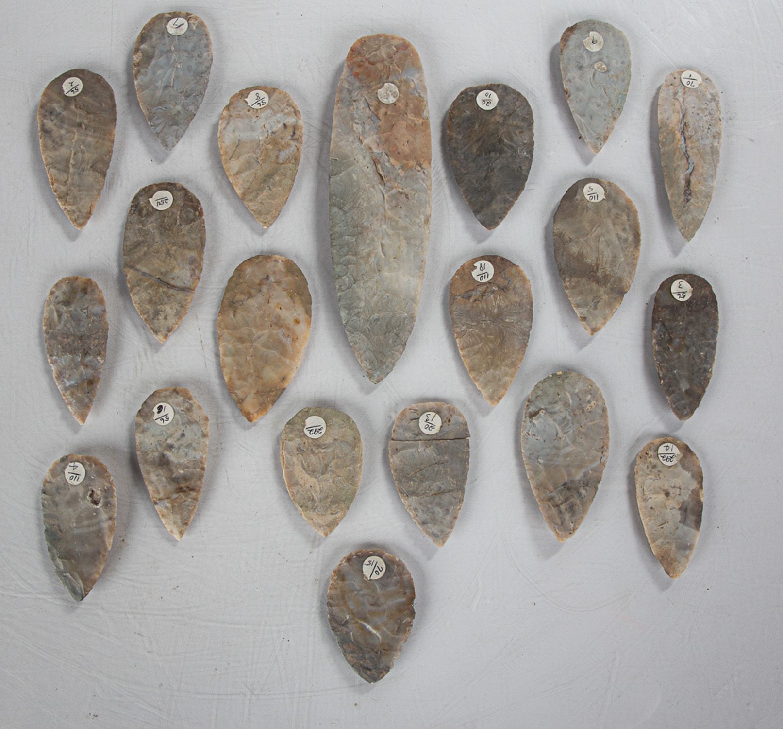Native American Flint Ridge Adena Cache Blades | Cottone Auctions