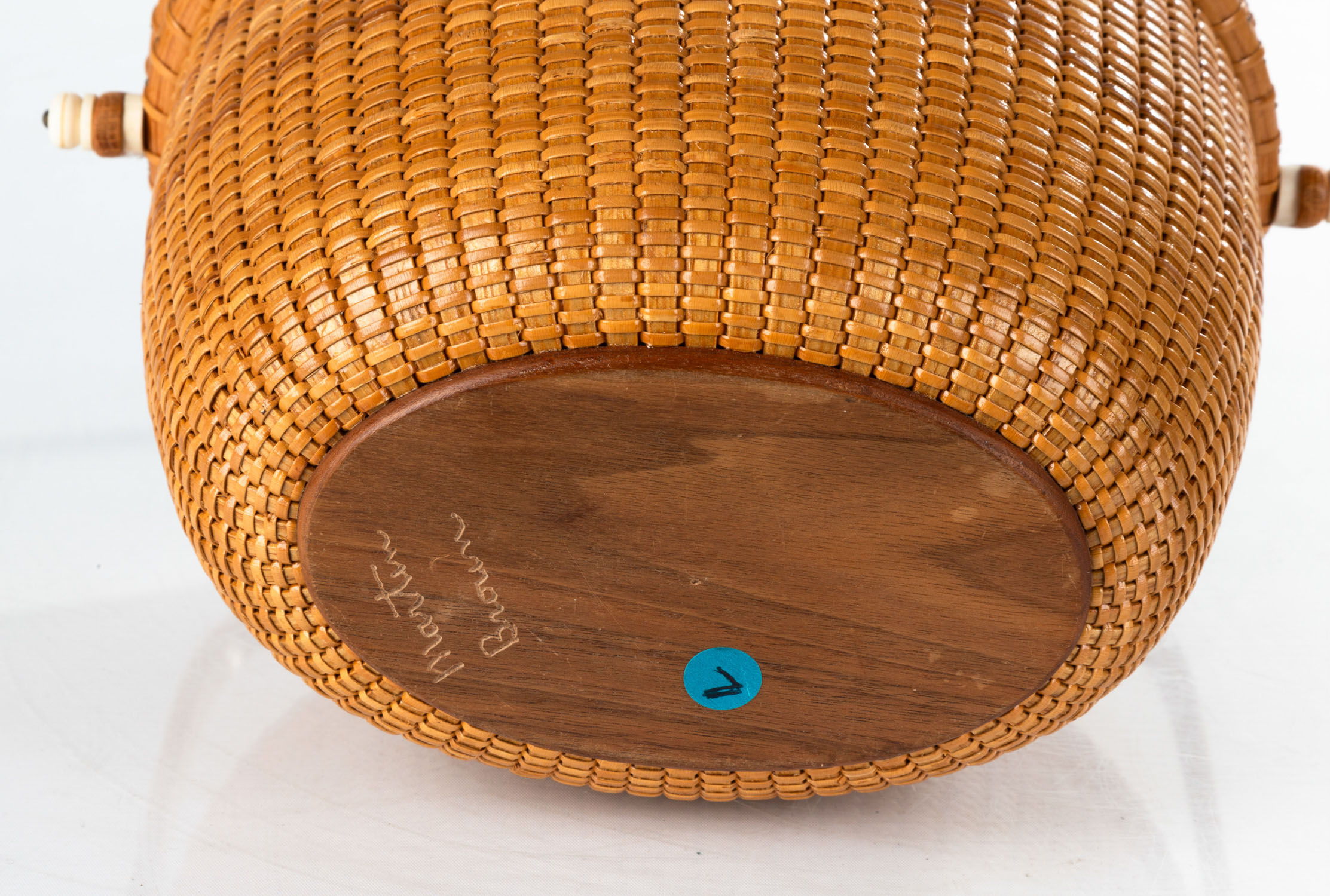 Vintage Nantucket Basket Purse by Martin Brown | Cottone Auctions