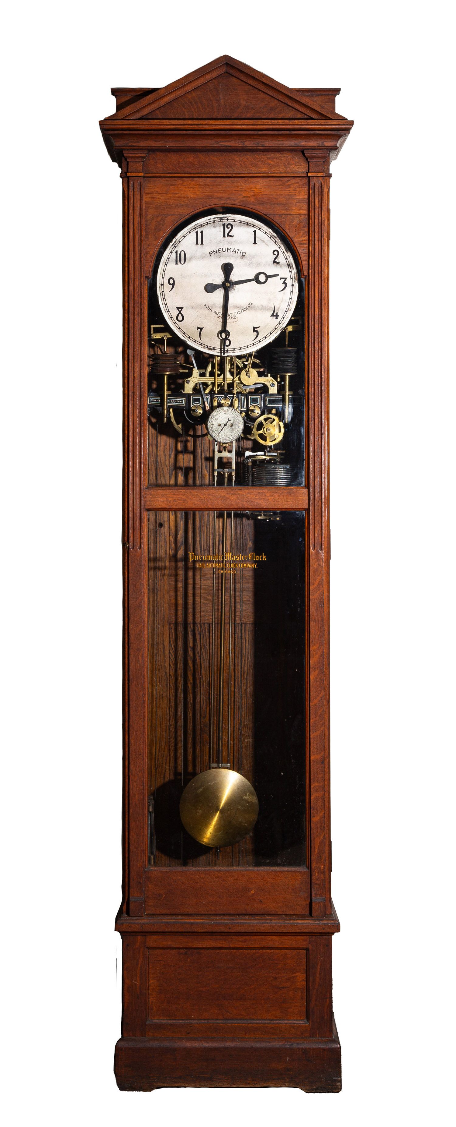 Hahl Pneumatic Clock and Double Sided Wall Hanger | Cottone Auctions