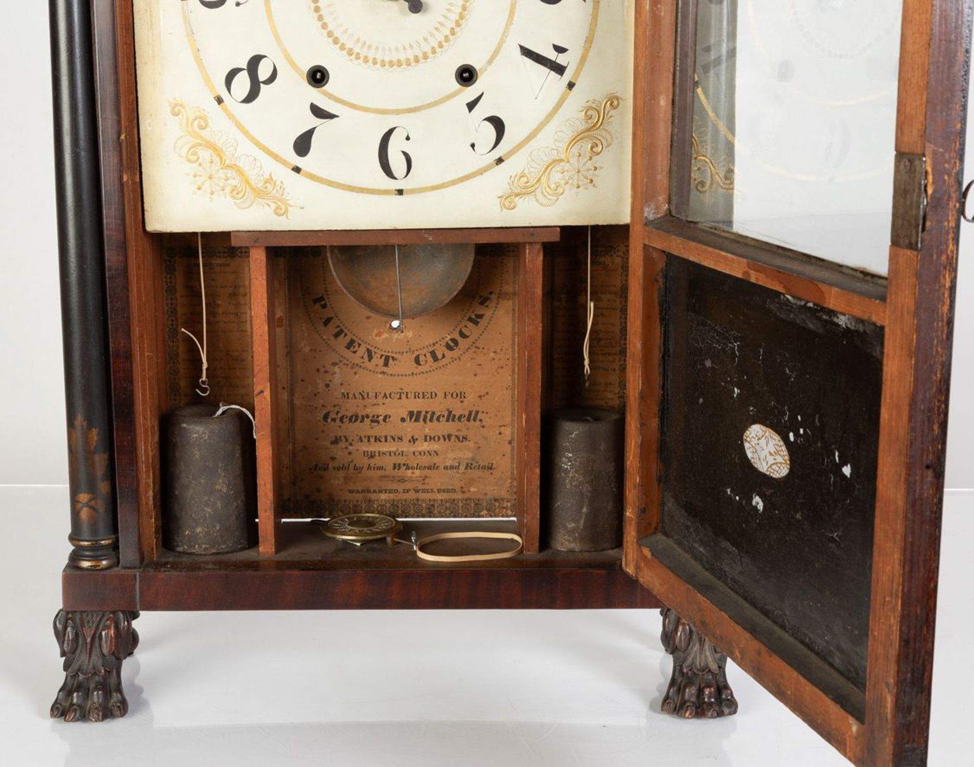 George Mitchell for Atkins & Downs Clock | Cottone Auctions