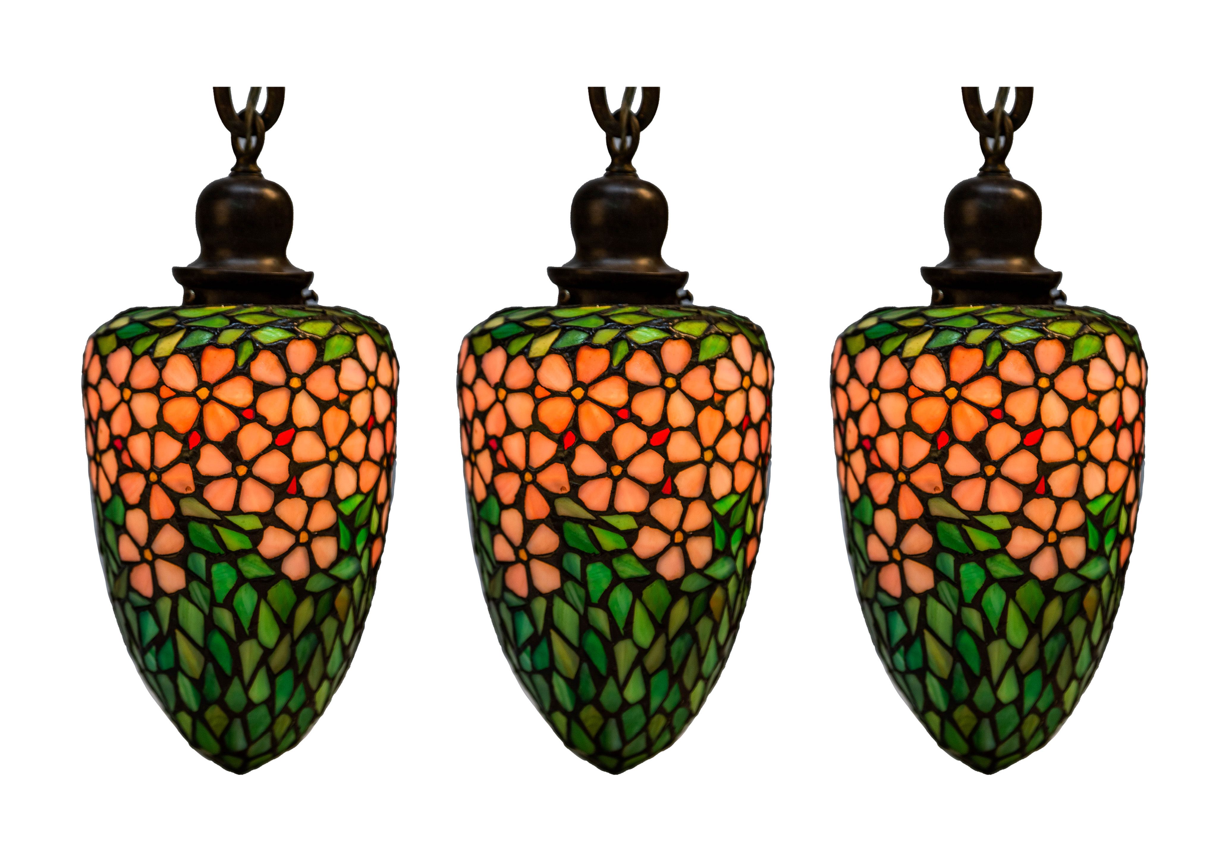 Three Unique "Periwinkle" Hanging Pendant Lights | Cottone Auctions