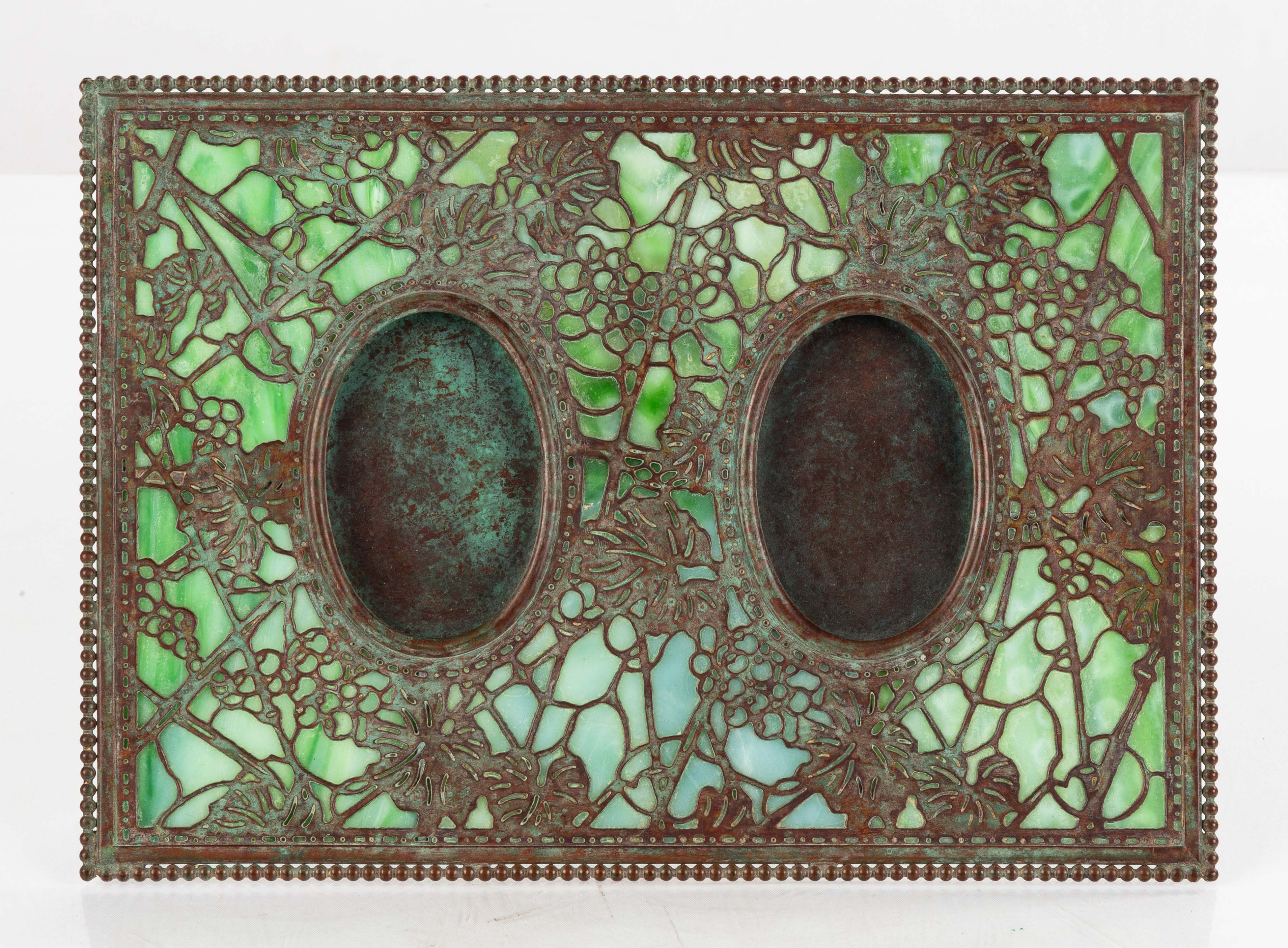 Tiffany Studios Double Portrait Grapevine Picture Frame | Cottone Auctions