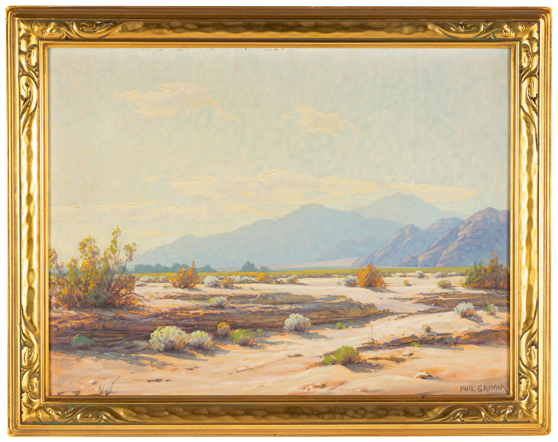 Paul Grimm (American, 1891-1974) "Desert Wash" | Cottone Auctions