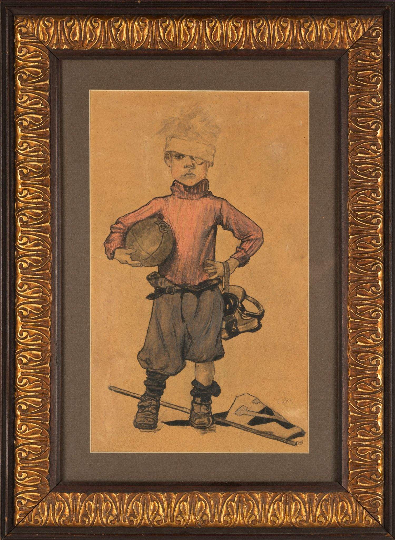 Beat-up Boy, Football Hero, The Saturday Evening Post, after Joseph ...
