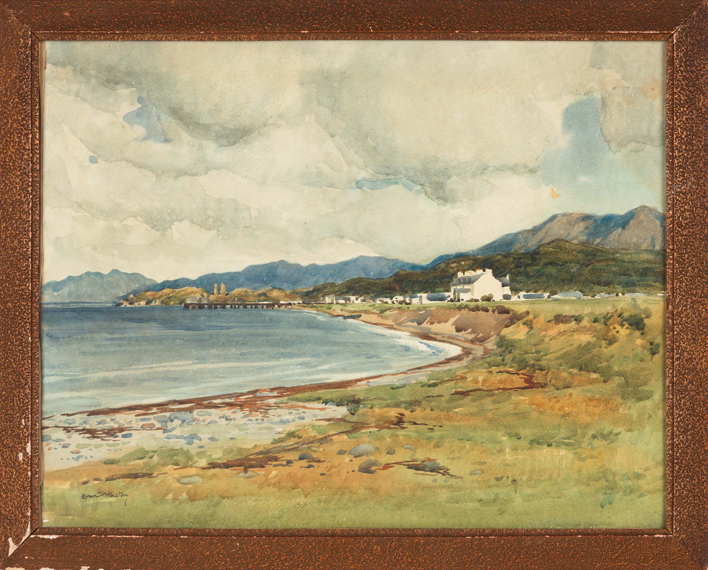 Robert Houston (Scottish, 1891-1942) Coastal Landscape | Cottone Auctions
