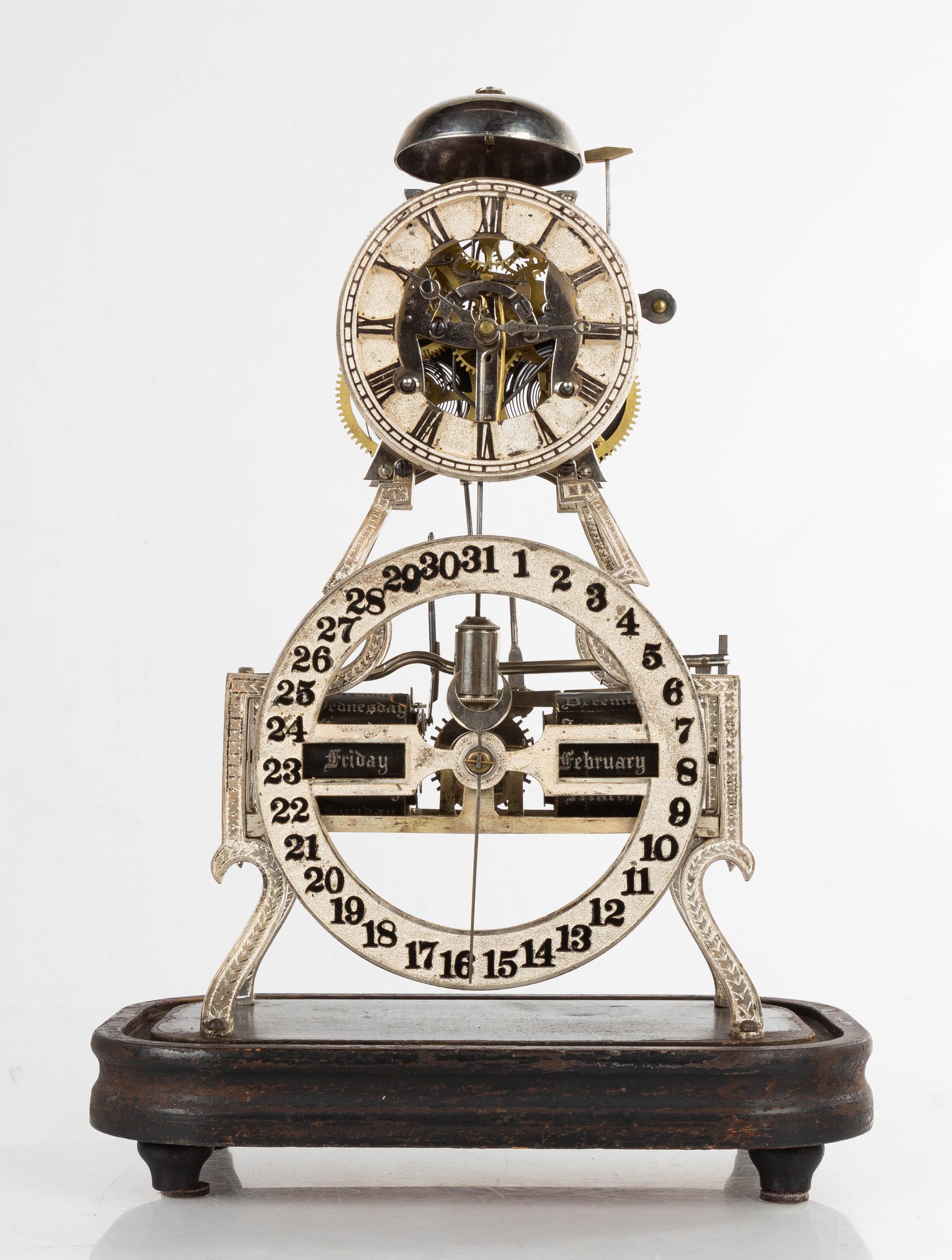 Ithaca Skeleton Clock | Cottone Auctions