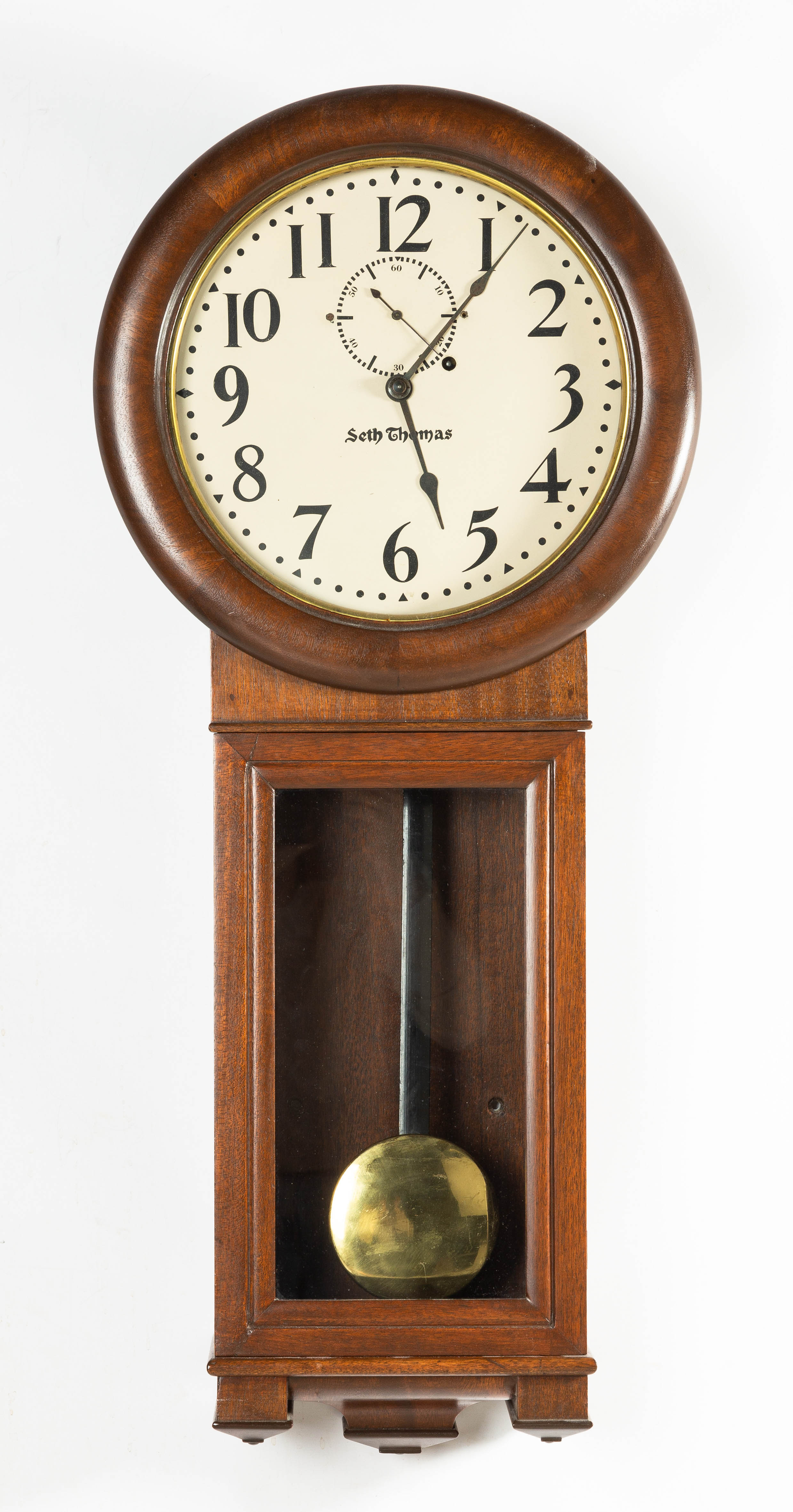 Seth Thomas Regulator No. 2 Wall Clock | Cottone Auctions
