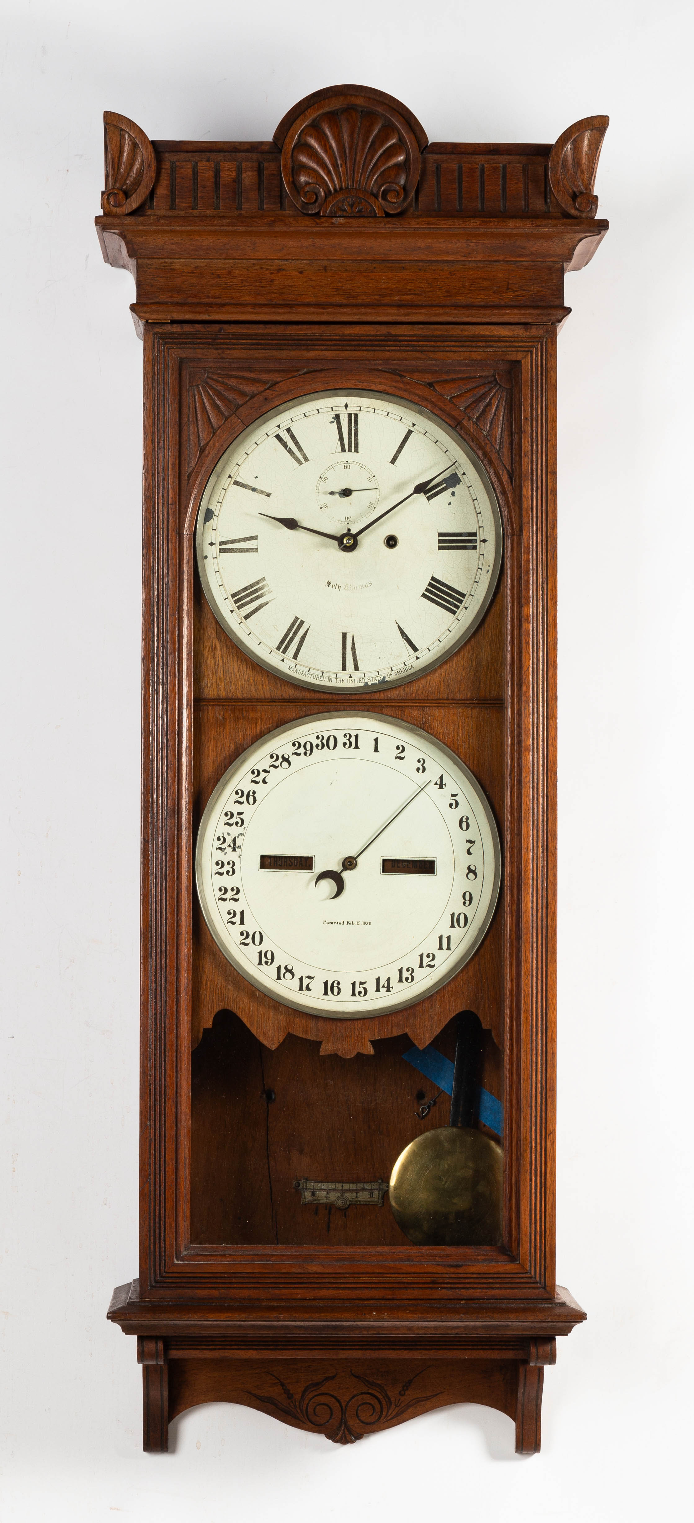 Seth Thomas Regulator No. 9 Wall Clock | Cottone Auctions