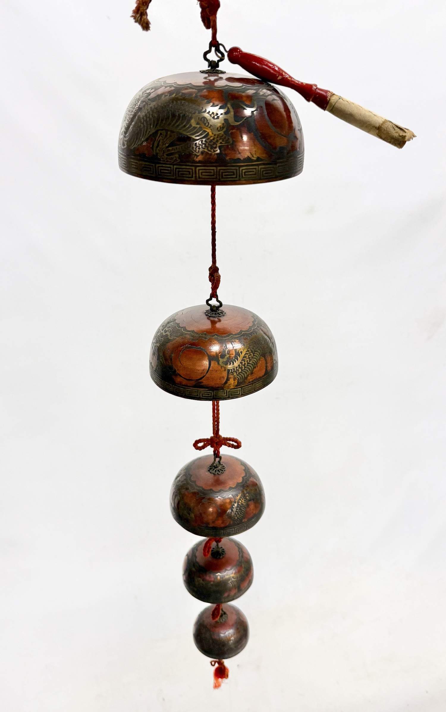 Japanese Tiered Bronze Temple Bells / Gong | Cottone Auctions