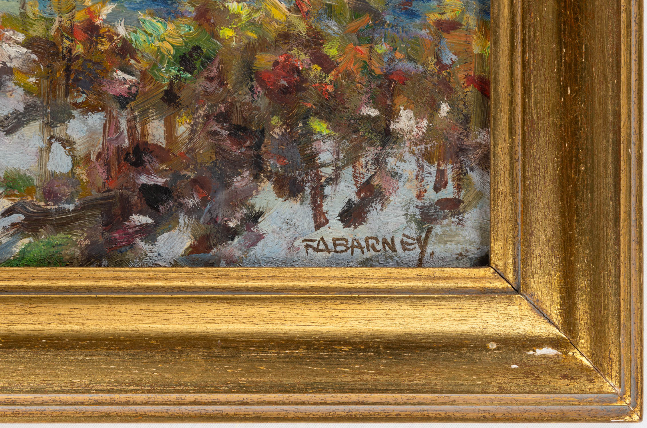 Frank Barney (American, 1862-1954) Early Snow | Cottone Auctions