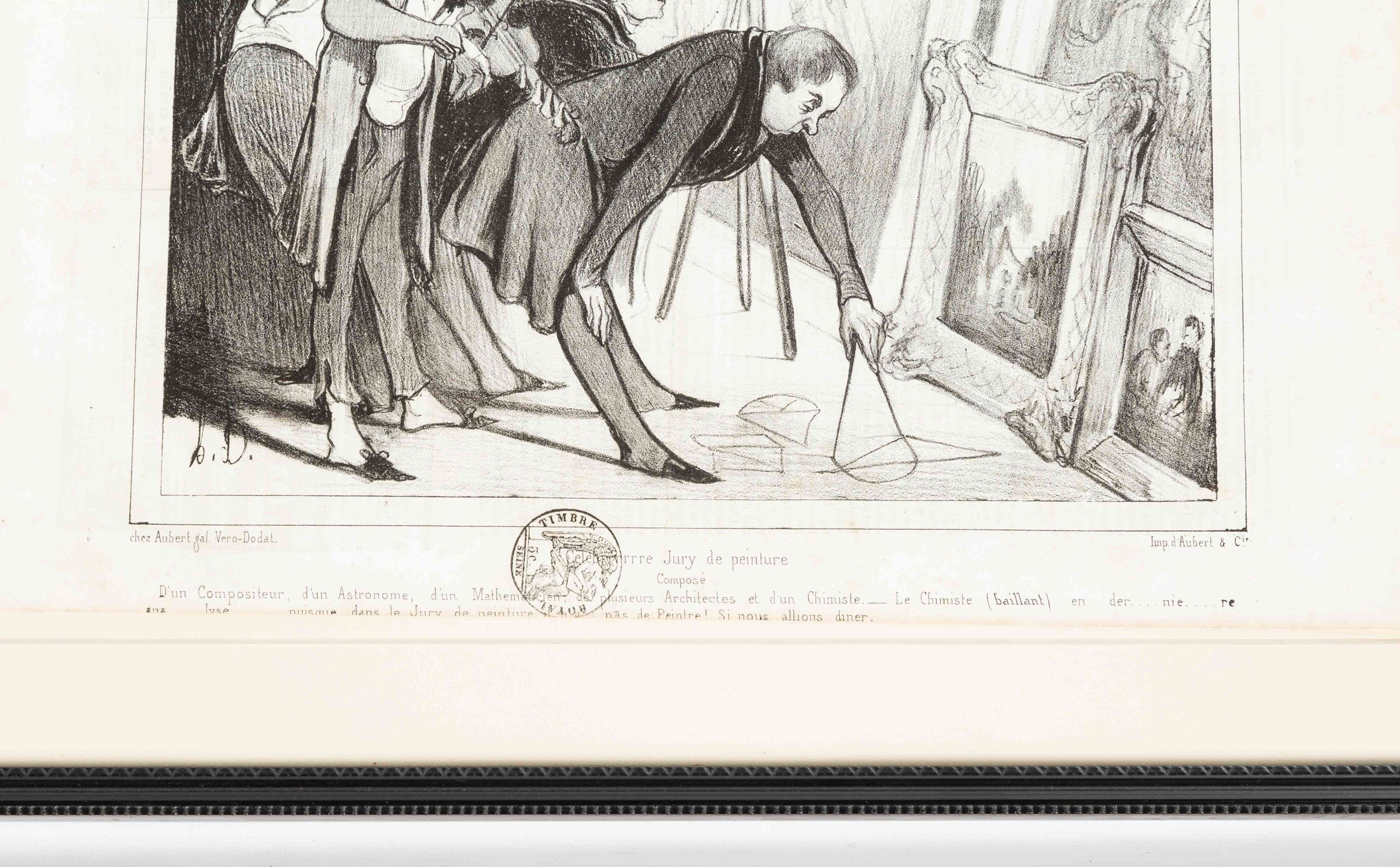 Two 19th Century Lithograph Prints by Honore Daumier | Cottone Auctions